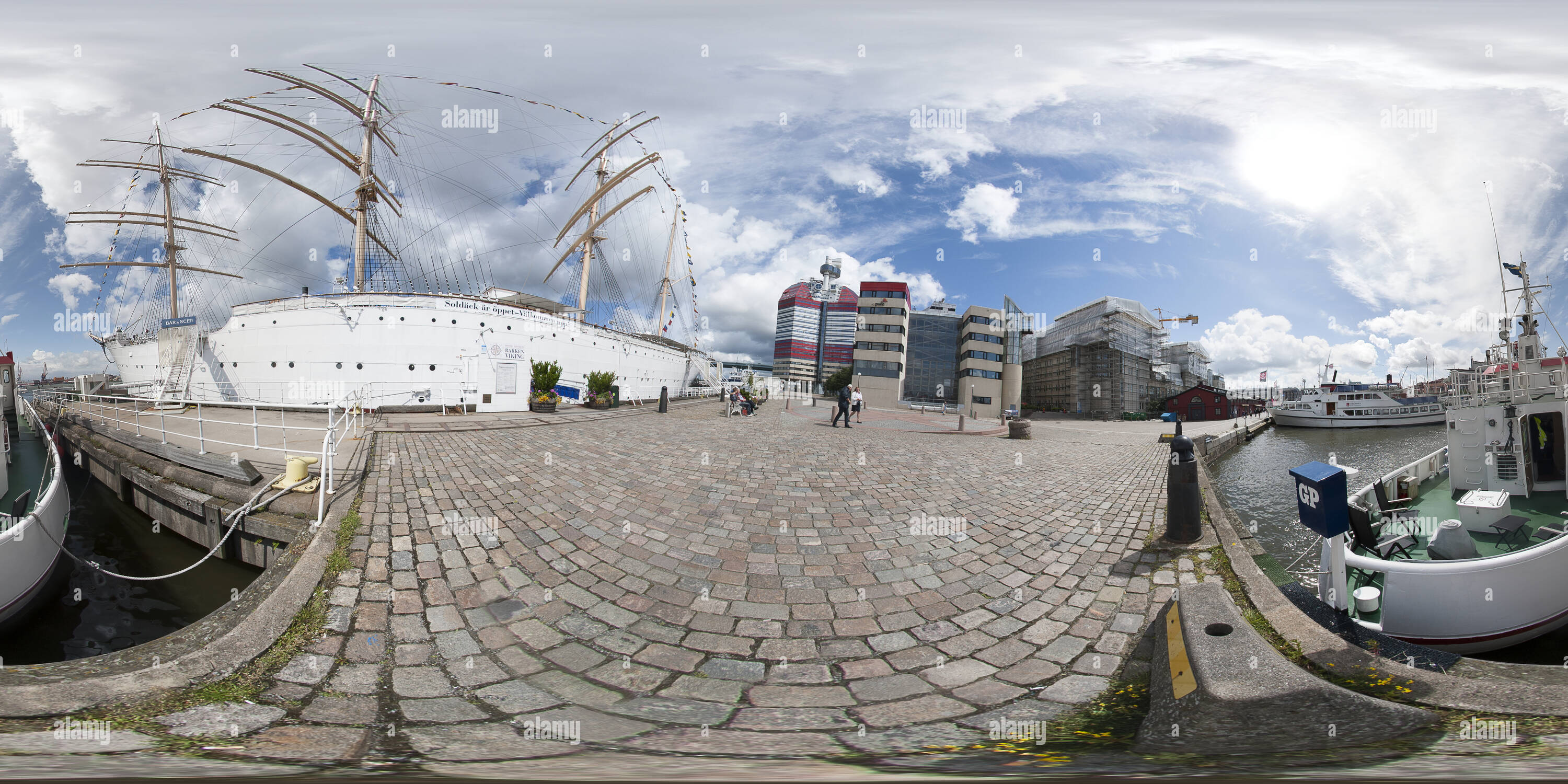 360° view of Barken Viking Goteborg - Alamy