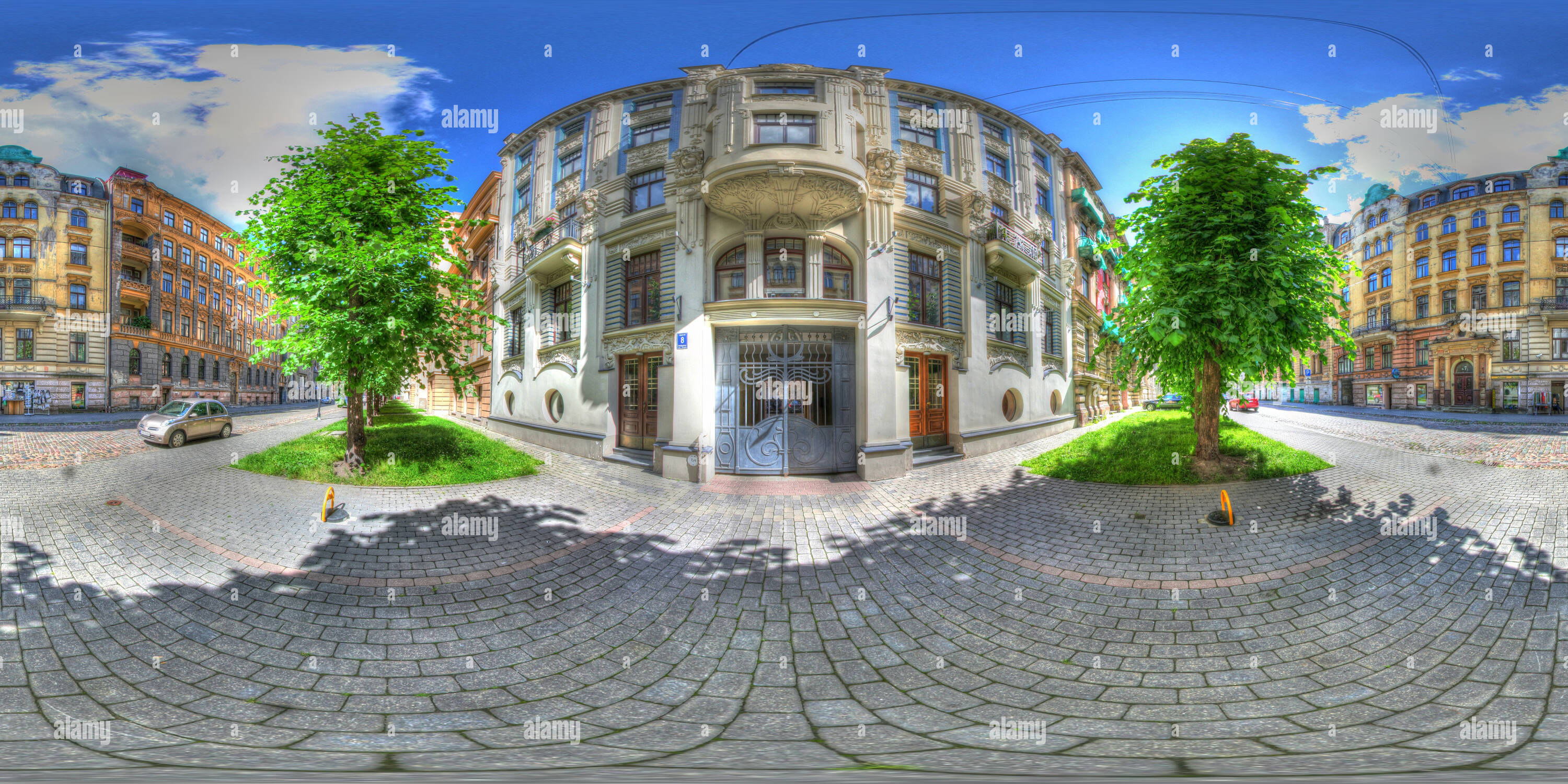 360° view of Alberta street 8 (Art Nouveau Building in Riga - Alamy