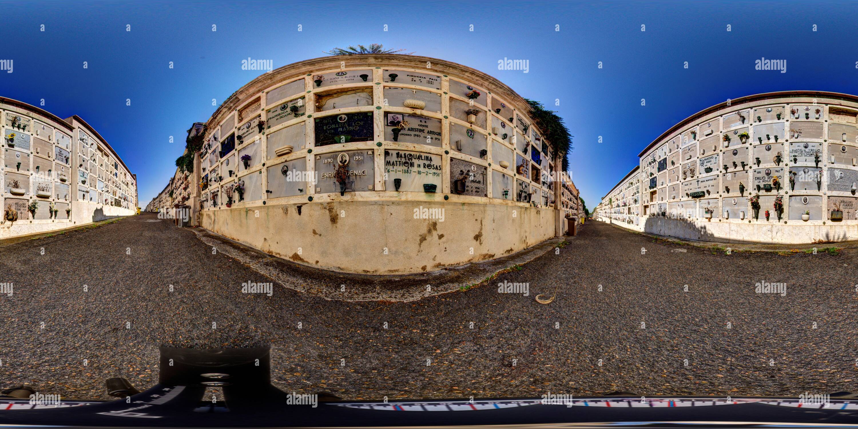 360° view of Bonaria Death row - Alamy