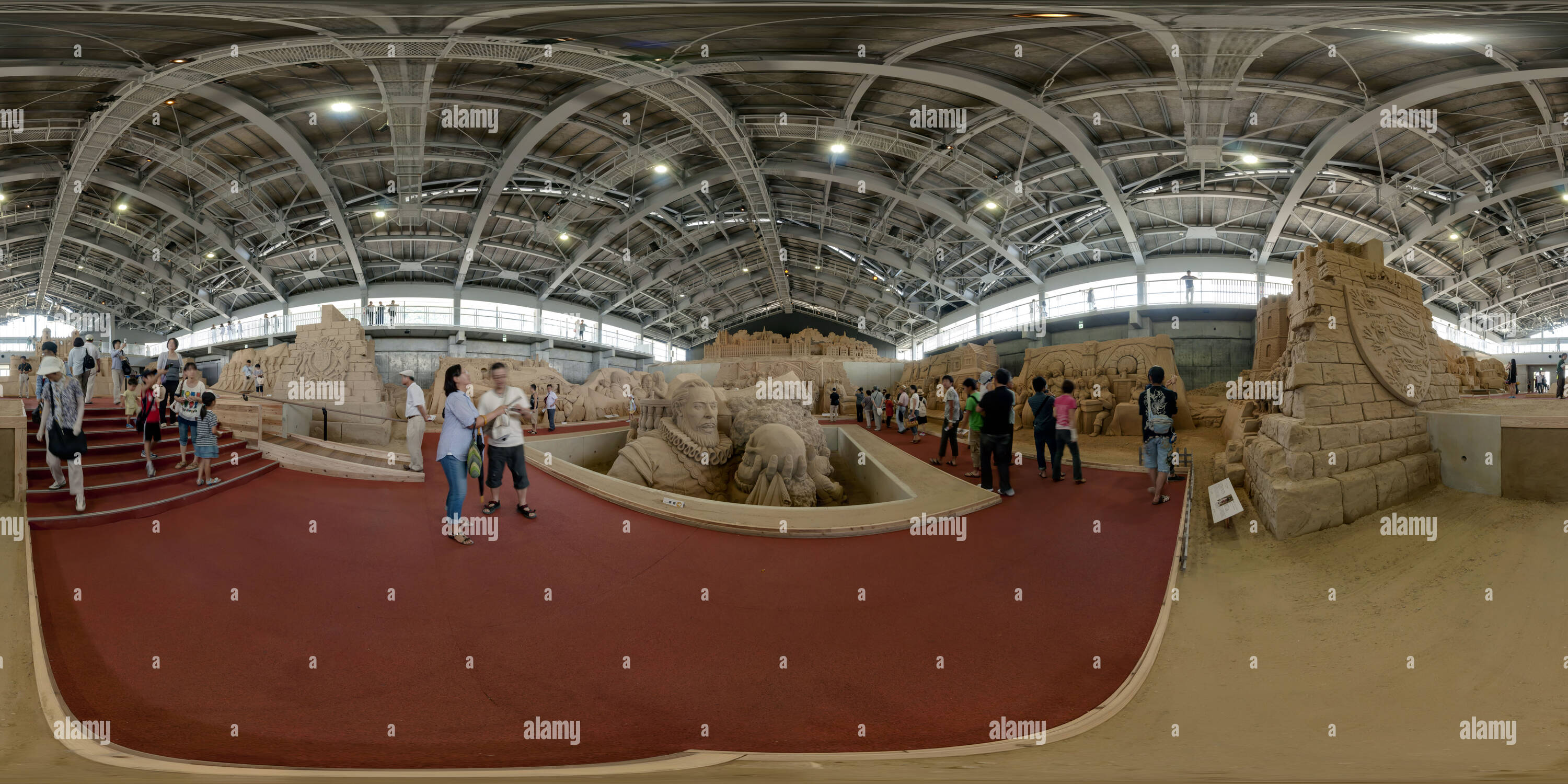 360° view of The Sand Museum in Tottori - Alamy