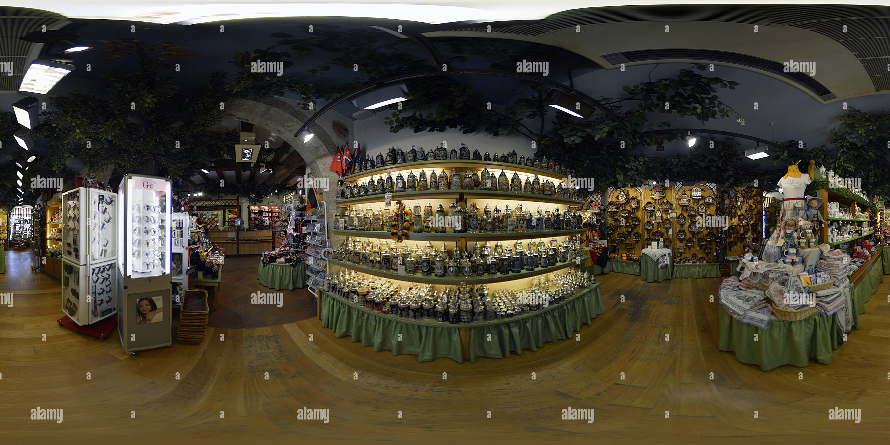 Rothenberg germany gift shop cuckoo clocks steins hi-res stock ...