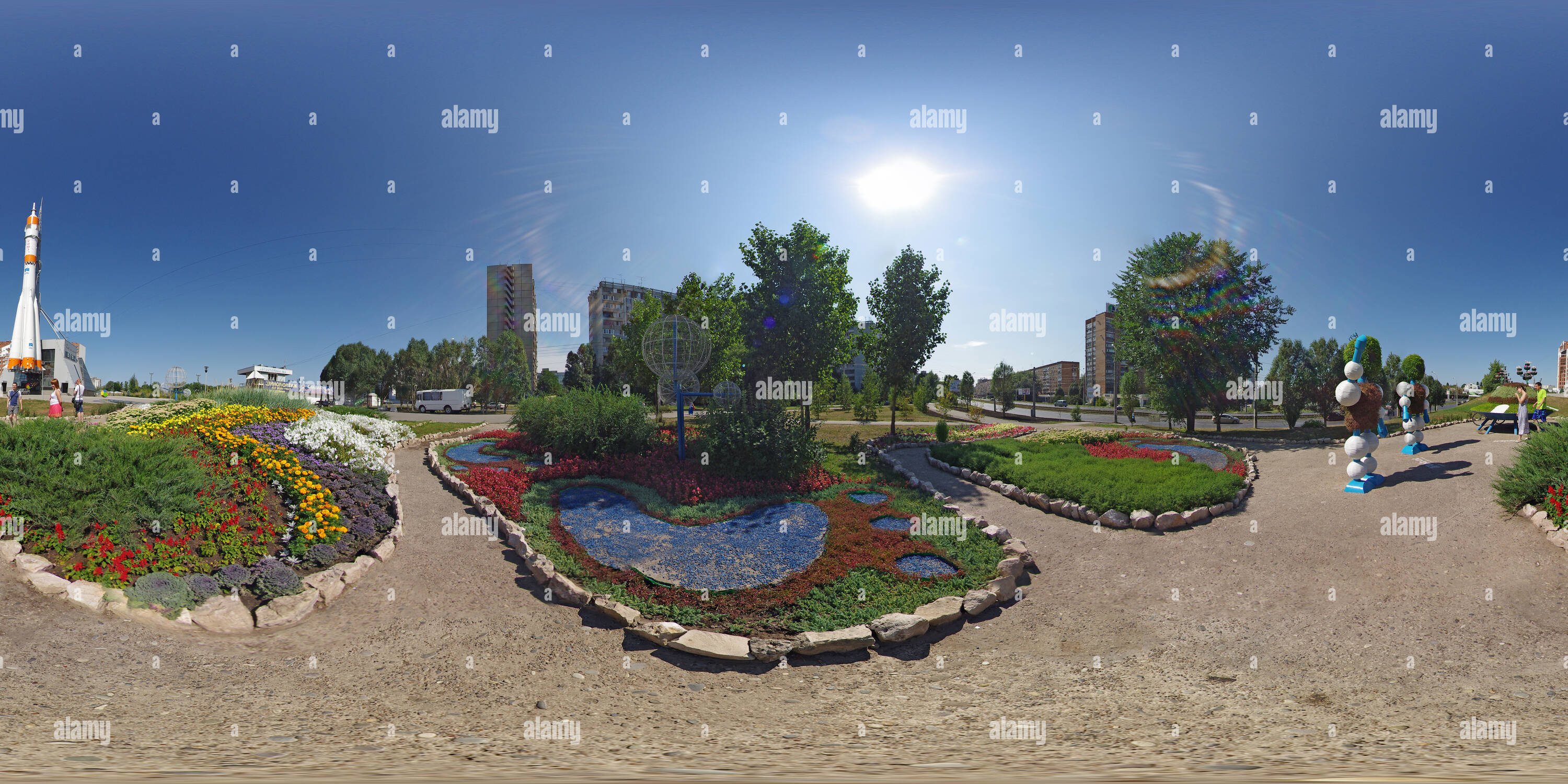 360° view of Monument to the launch vehicle "Soyuz" museum "Samara ...