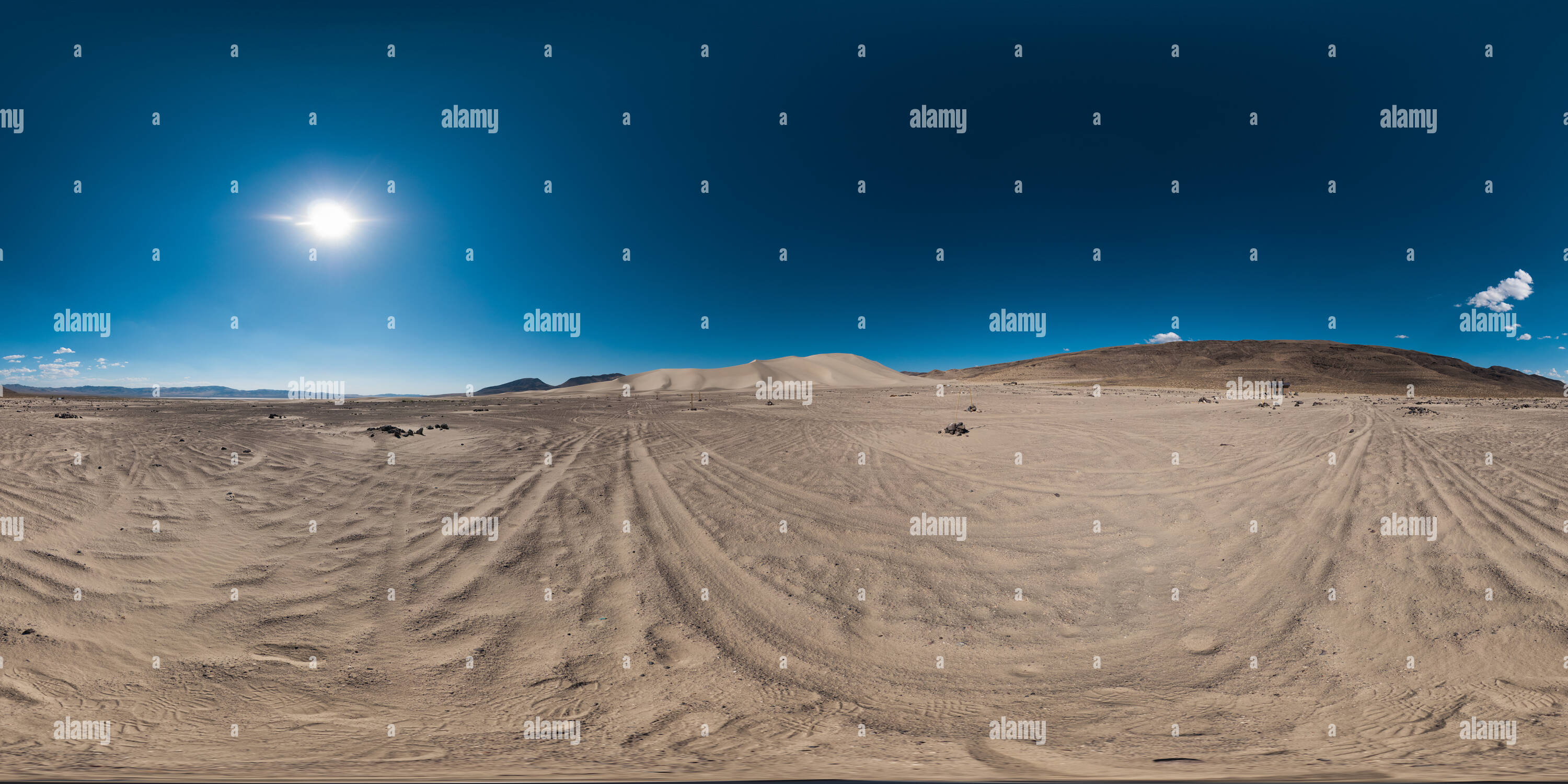 360° view of Sand Mountain, Nevada - Alamy