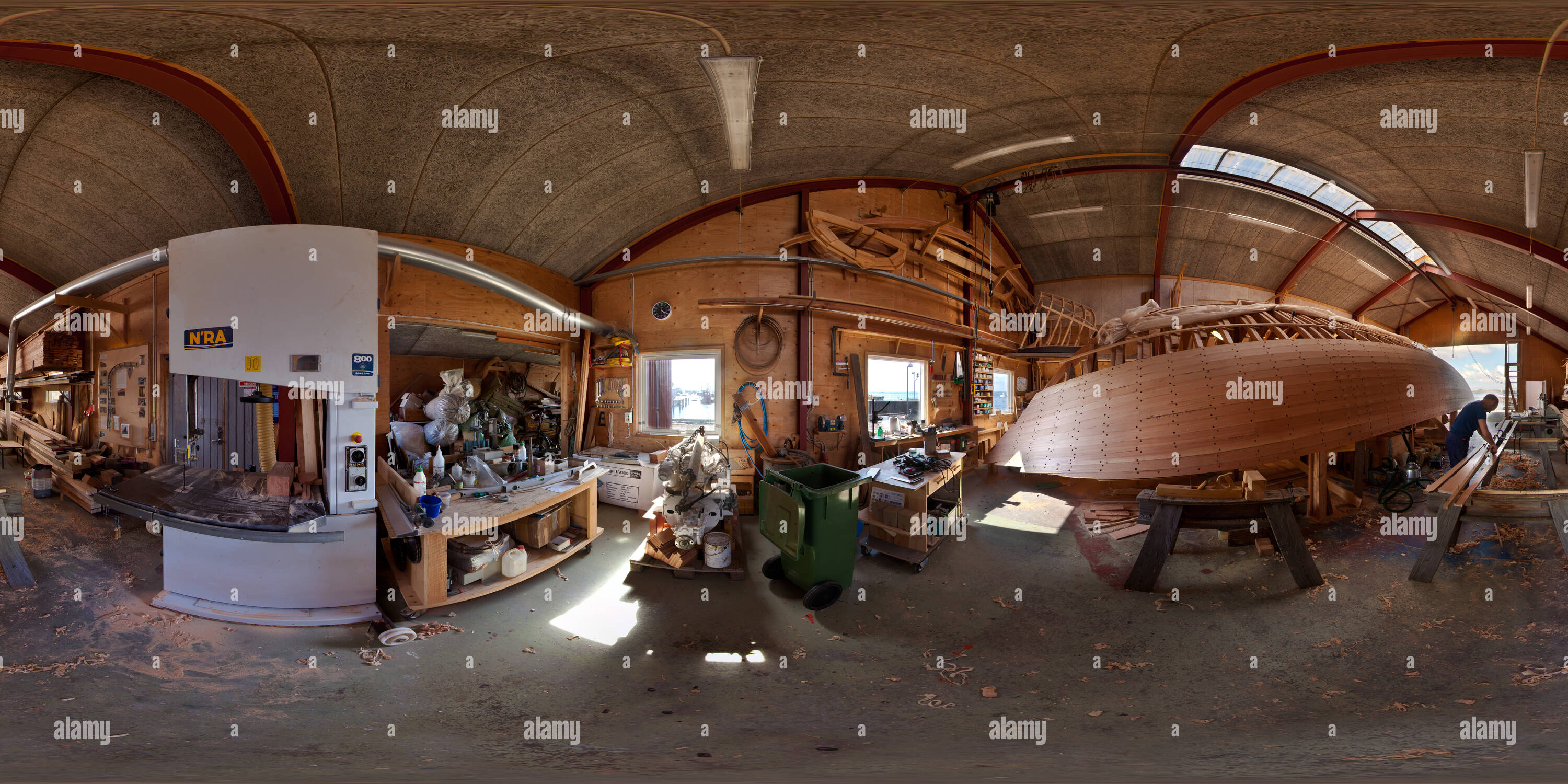 360° view of Inside the shipyard - Alamy