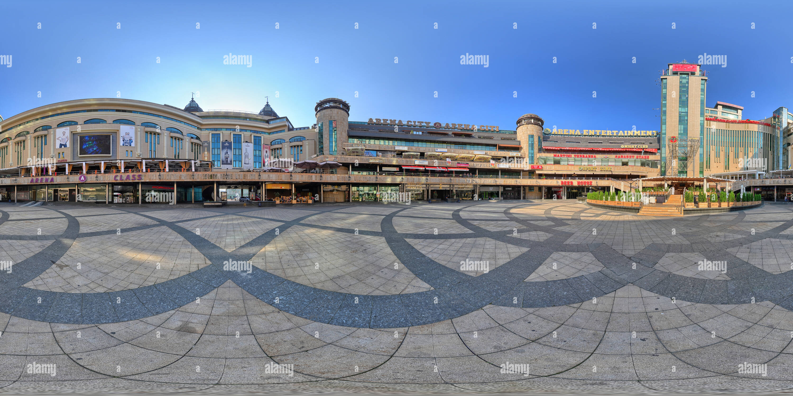 360° view of Arena City , Main square - Alamy