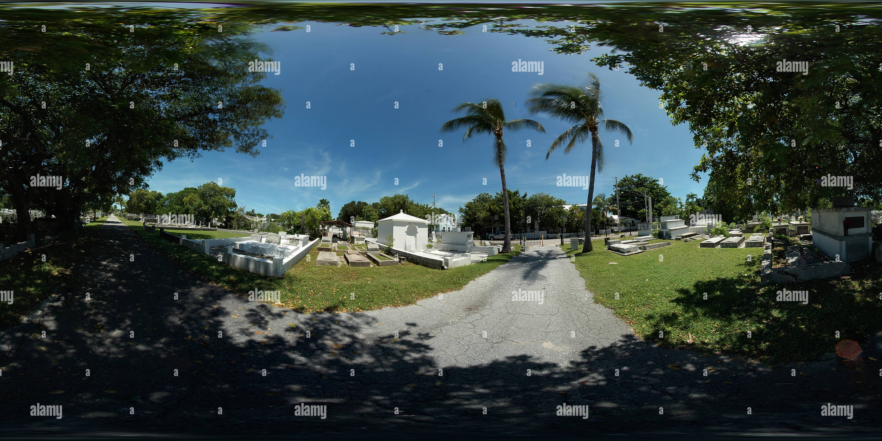 360° view of Key West Cemetery Entrance - Alamy