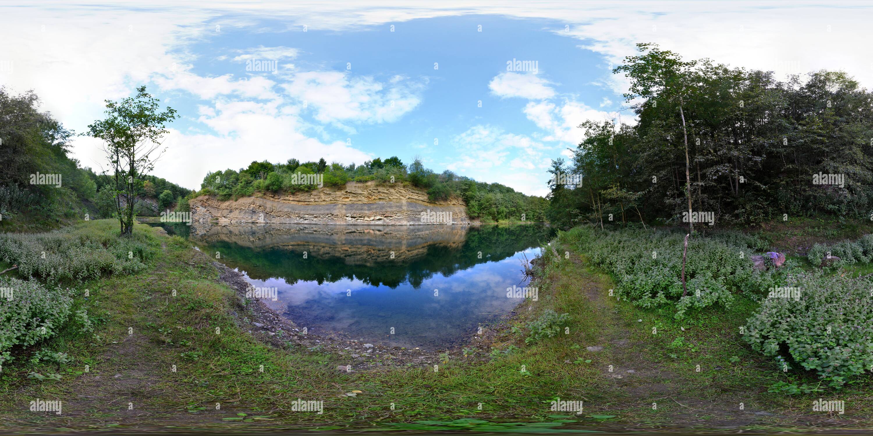 360° view of Bergsee bei Oberluebbe - Alamy