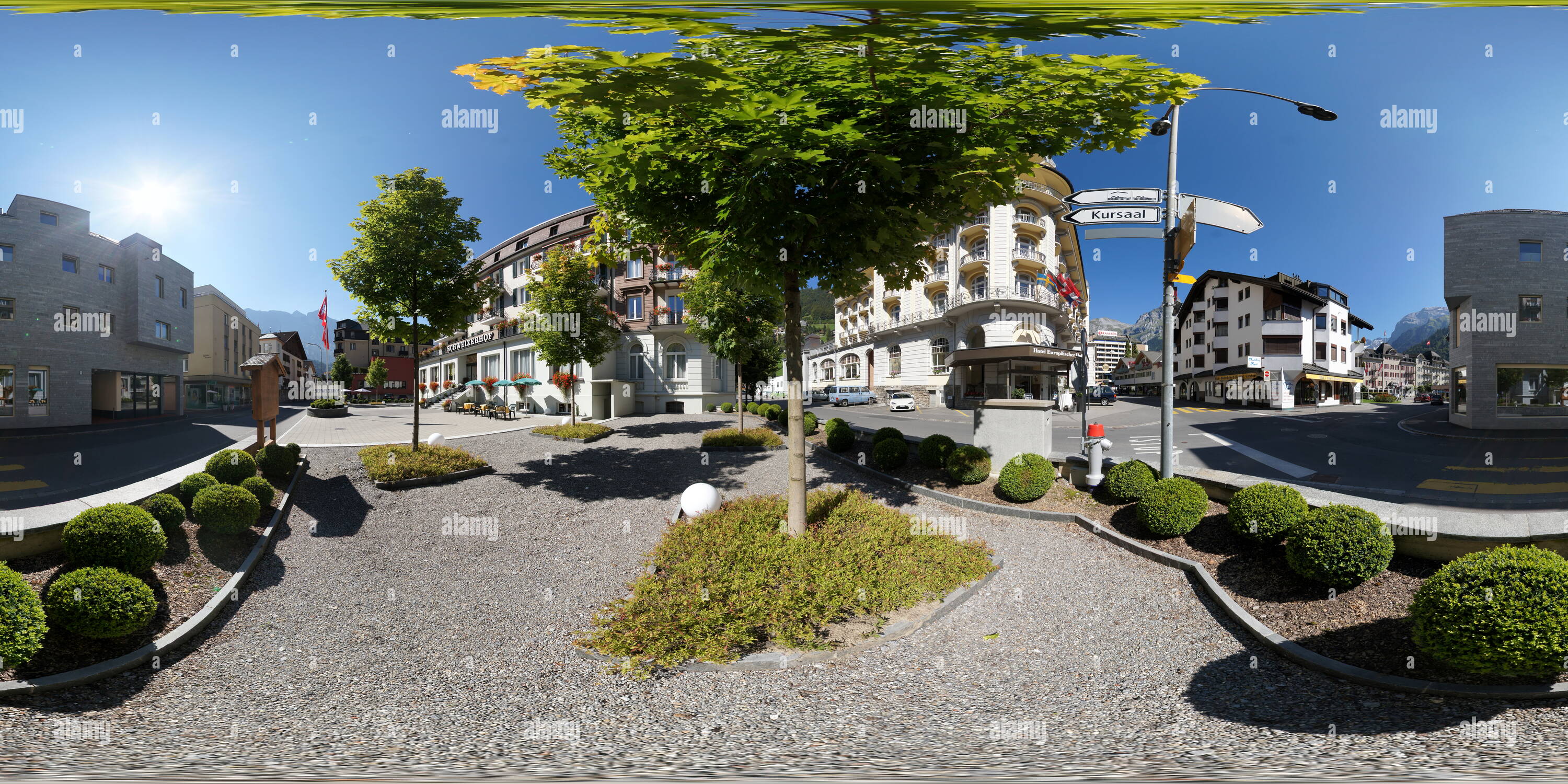 360° view of Switzerland Obwalden Engelberg Schweizerhof - Alamy