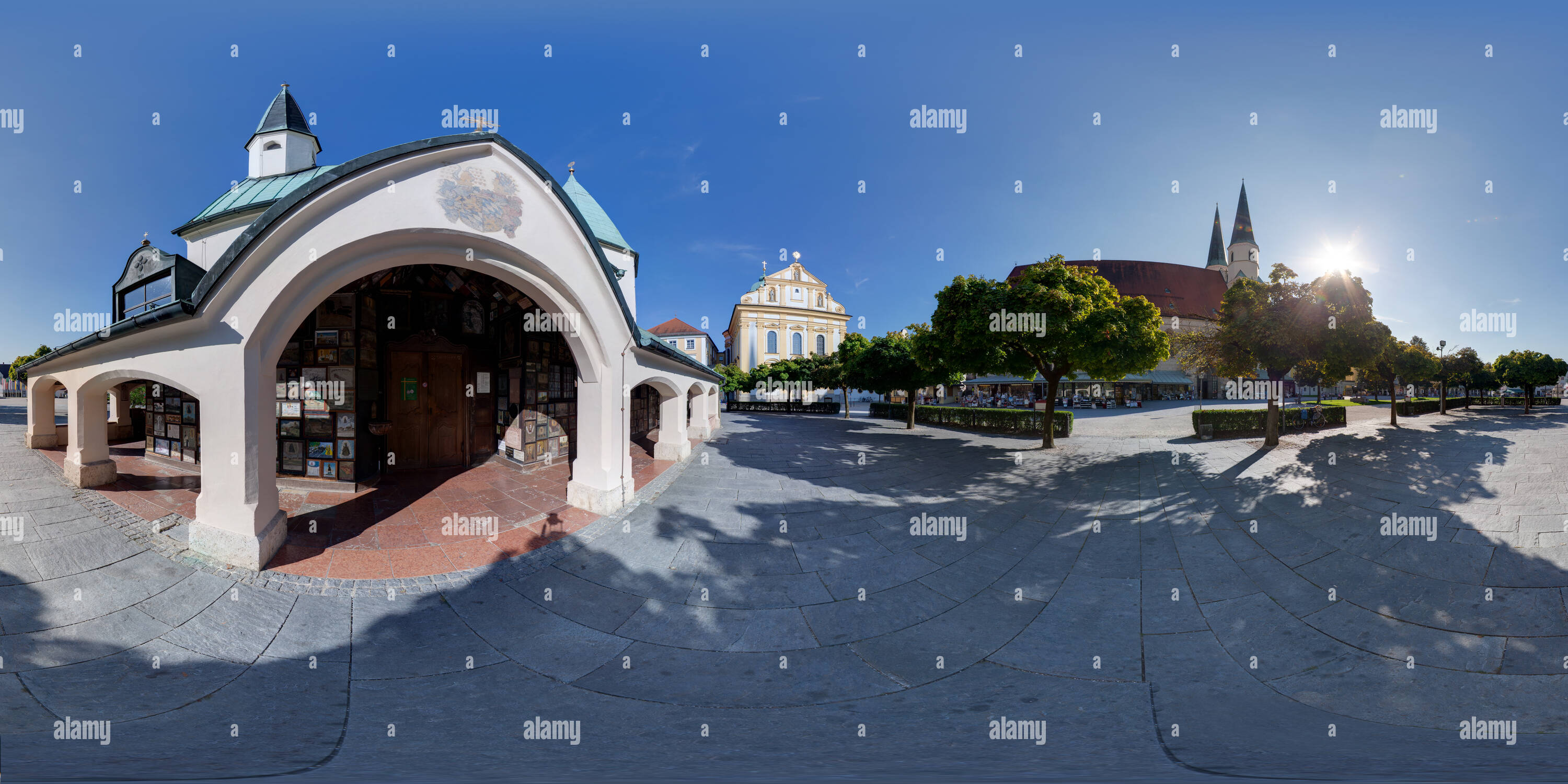 360° view of Die Gnadenkapelle Altötting - Alamy