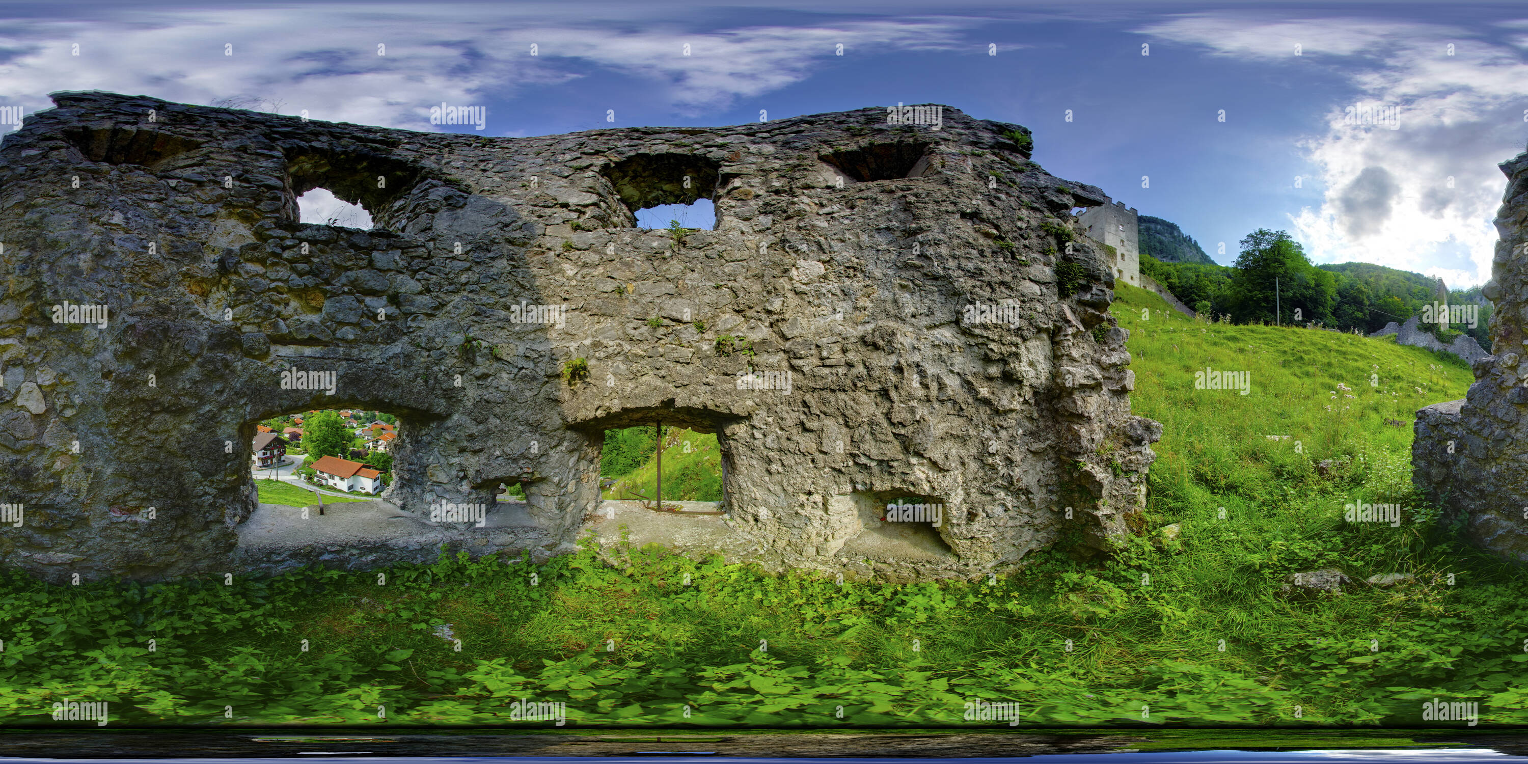 Castle Ruin Falkenstein Stock Photos & Castle Ruin Falkenstein Stock ...