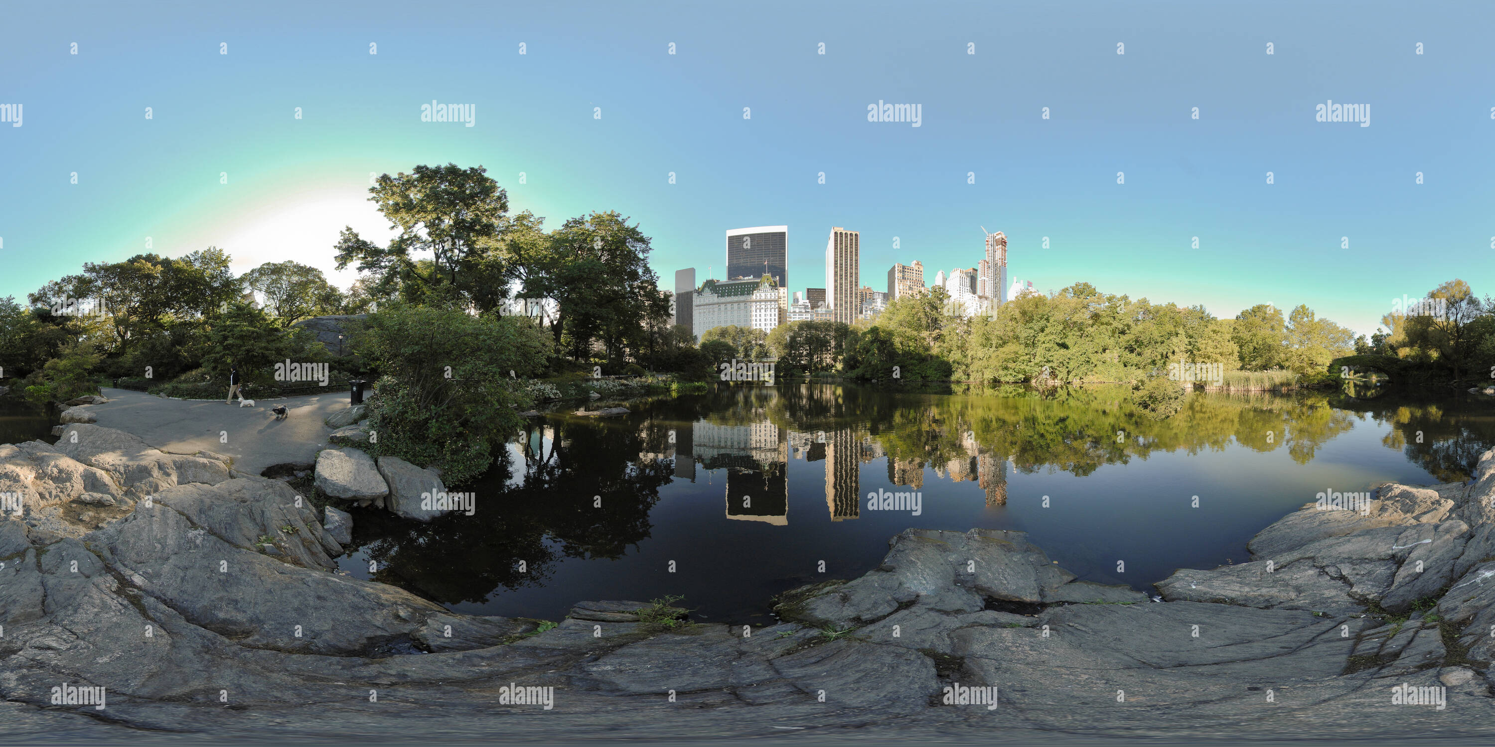 360° view of Central Park New York - Alamy