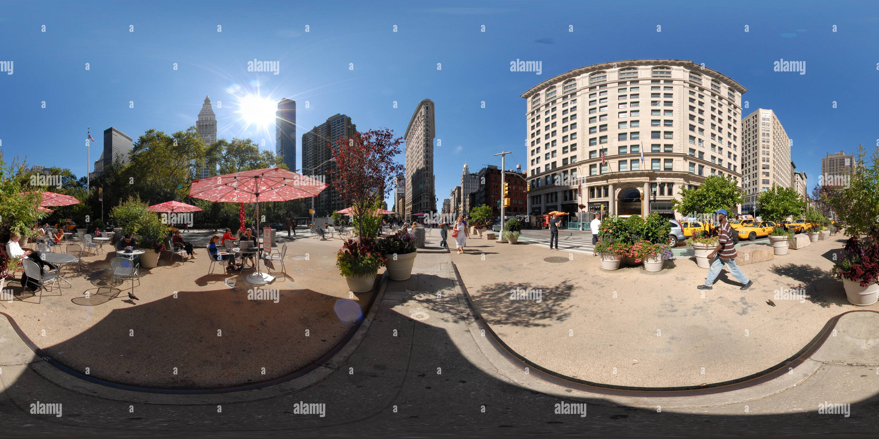 360° view of The Flatiron Building 1 - Alamy
