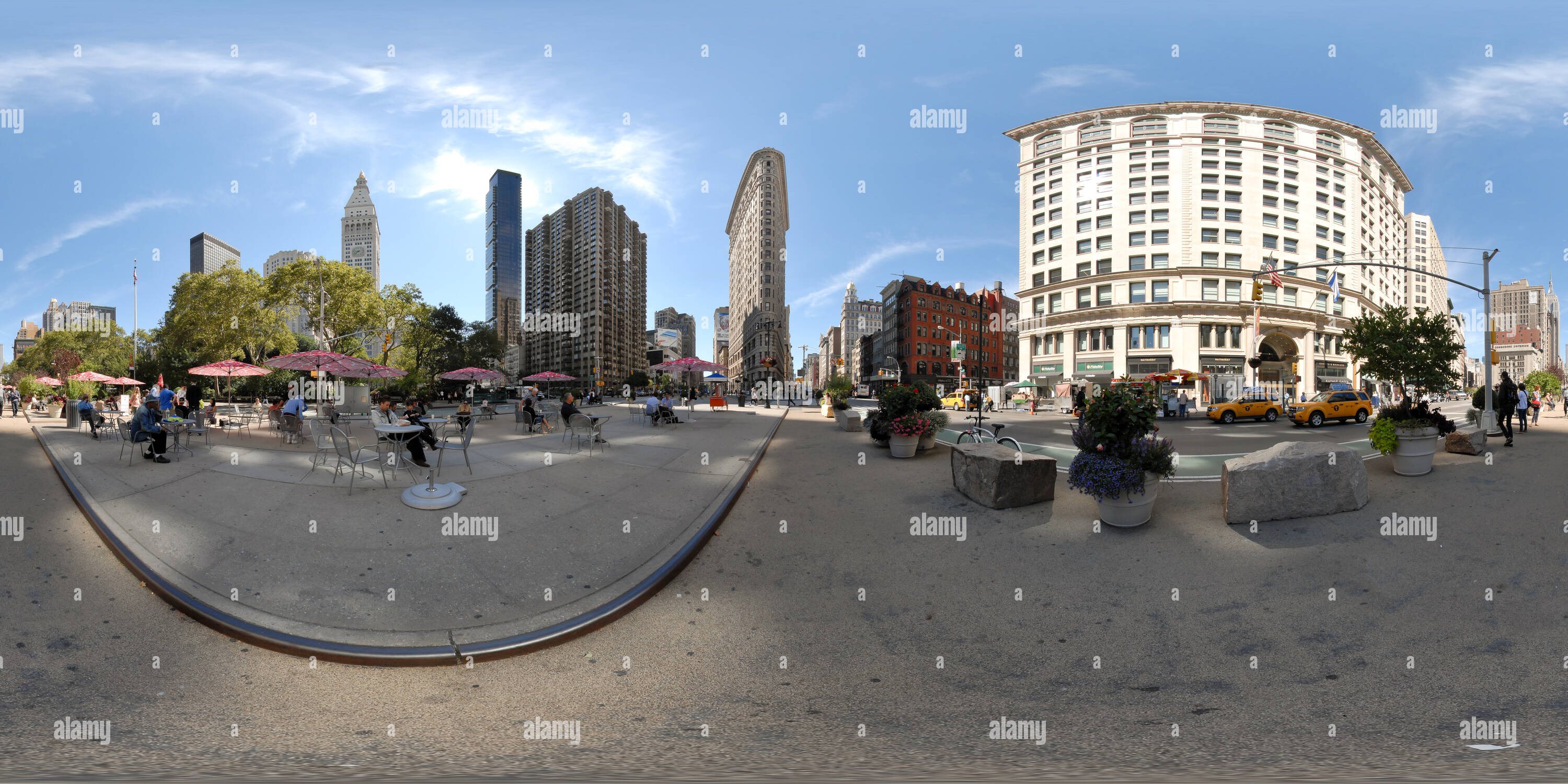 360° view of The Flatiron Building 2 - Alamy