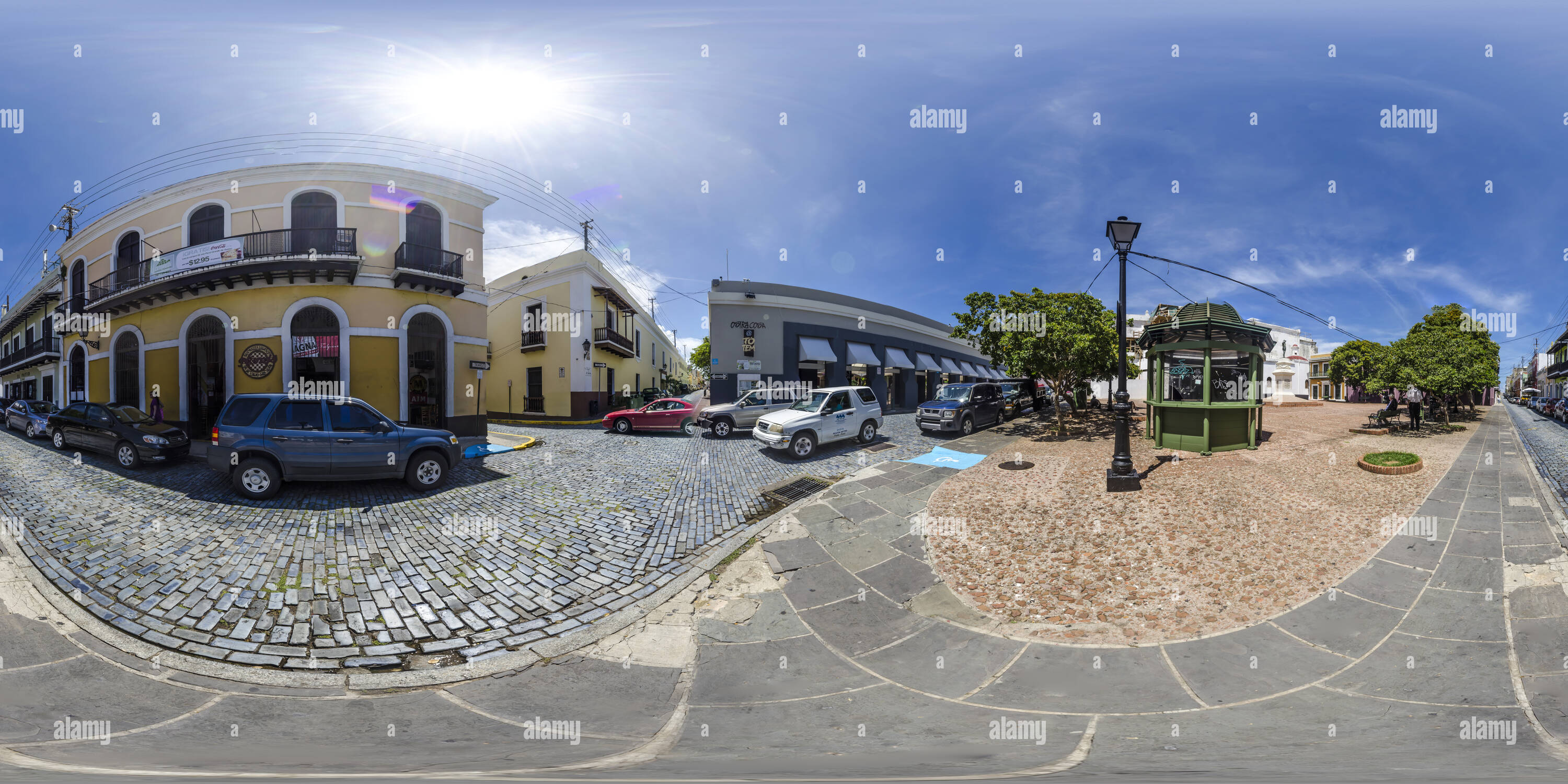 360° view of San Sebastian Street - Alamy