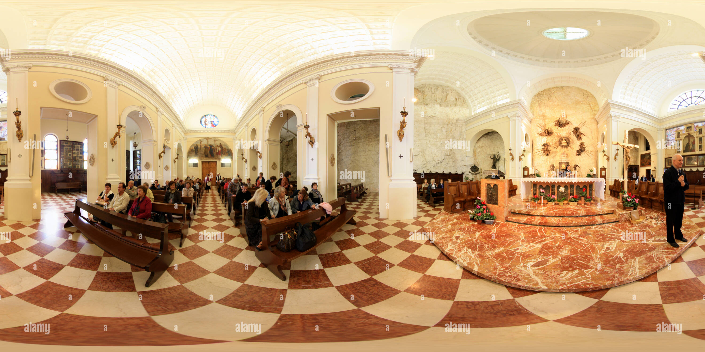 360° view of Santuario Madonna Della Corona-Spiazzi (VR - Alamy