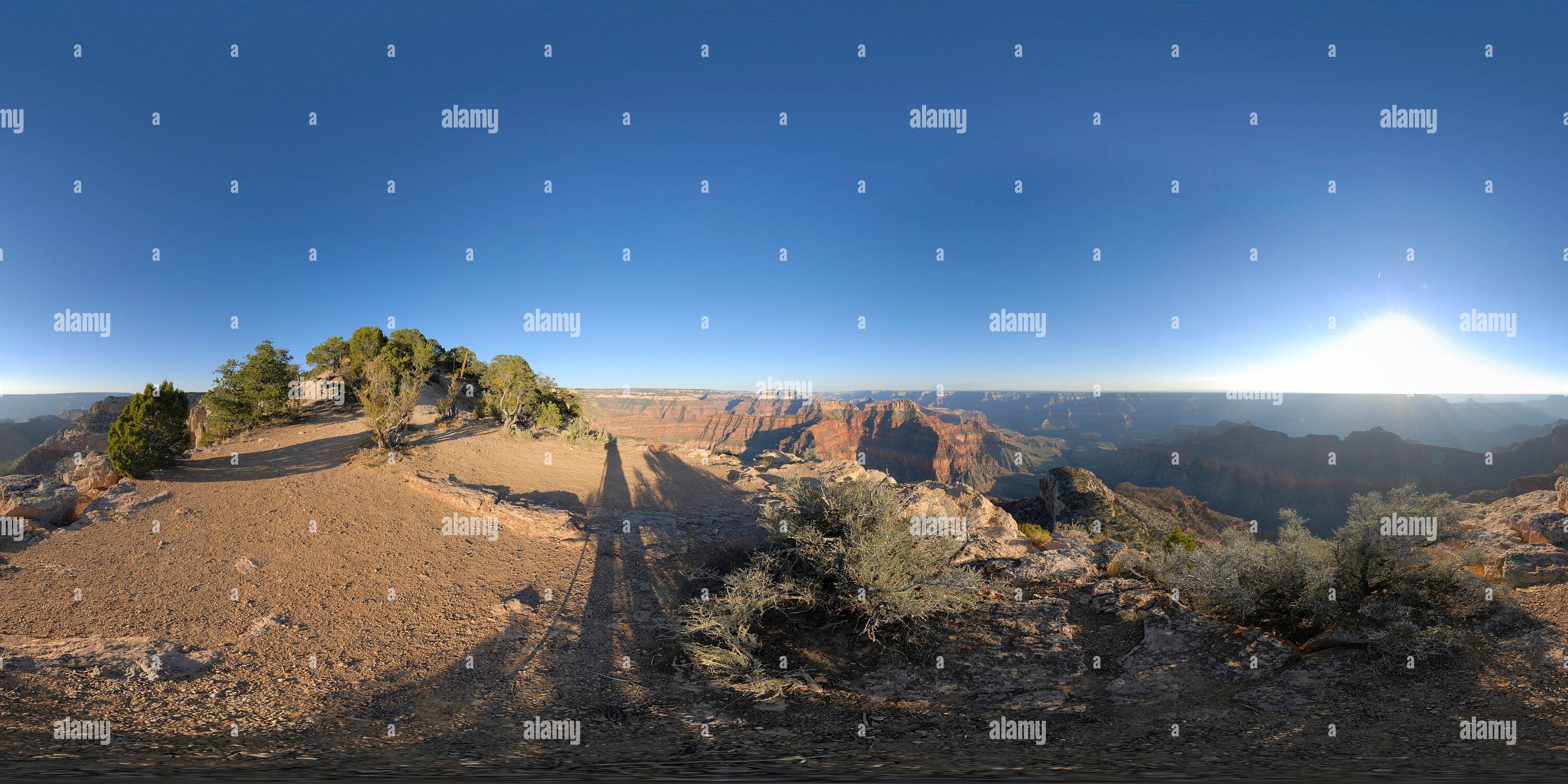 360° view of Point Sublime view point on the Grand Canyon North Rim - Alamy