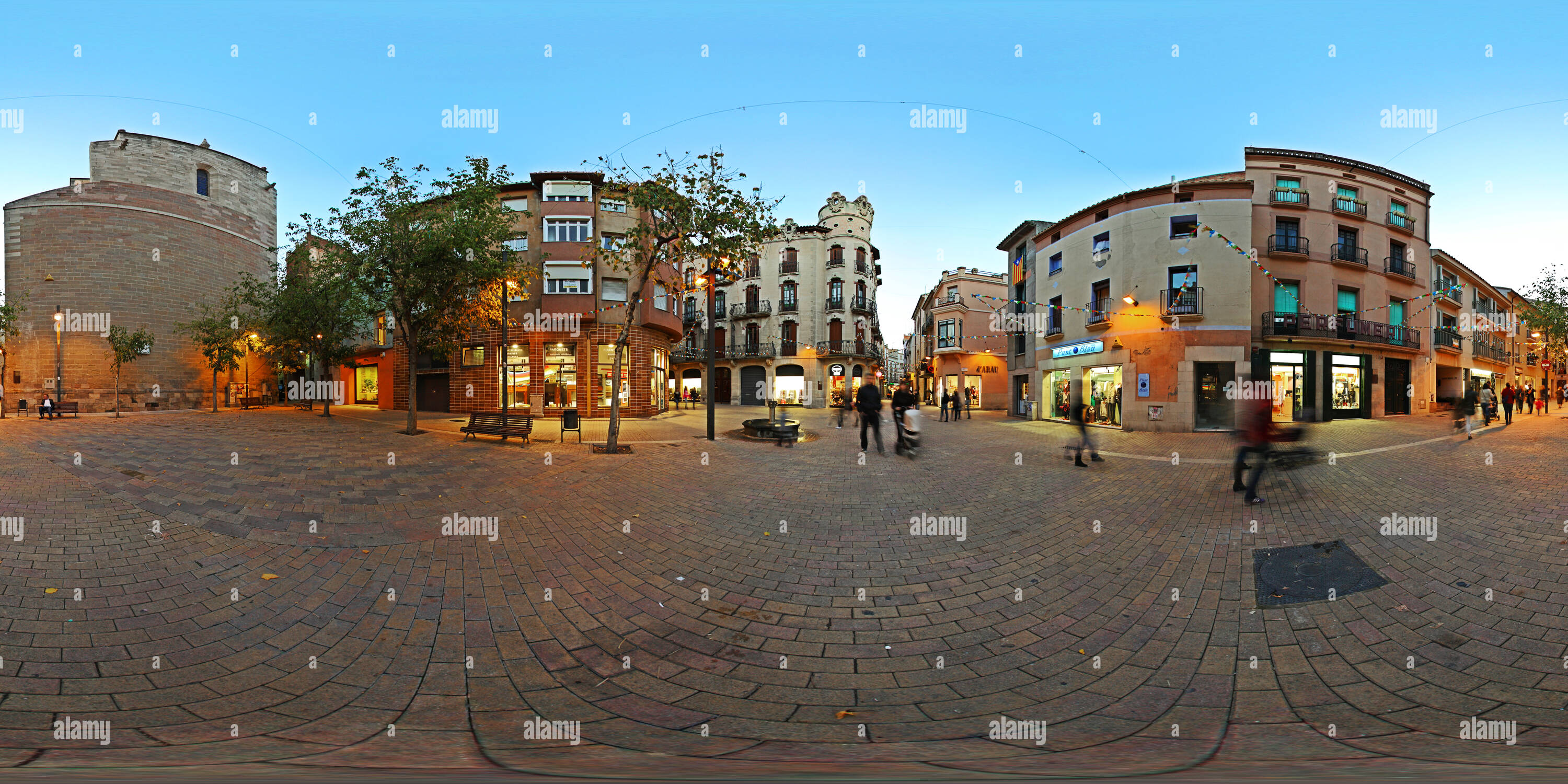 360° view of Pius XII Square - Alamy
