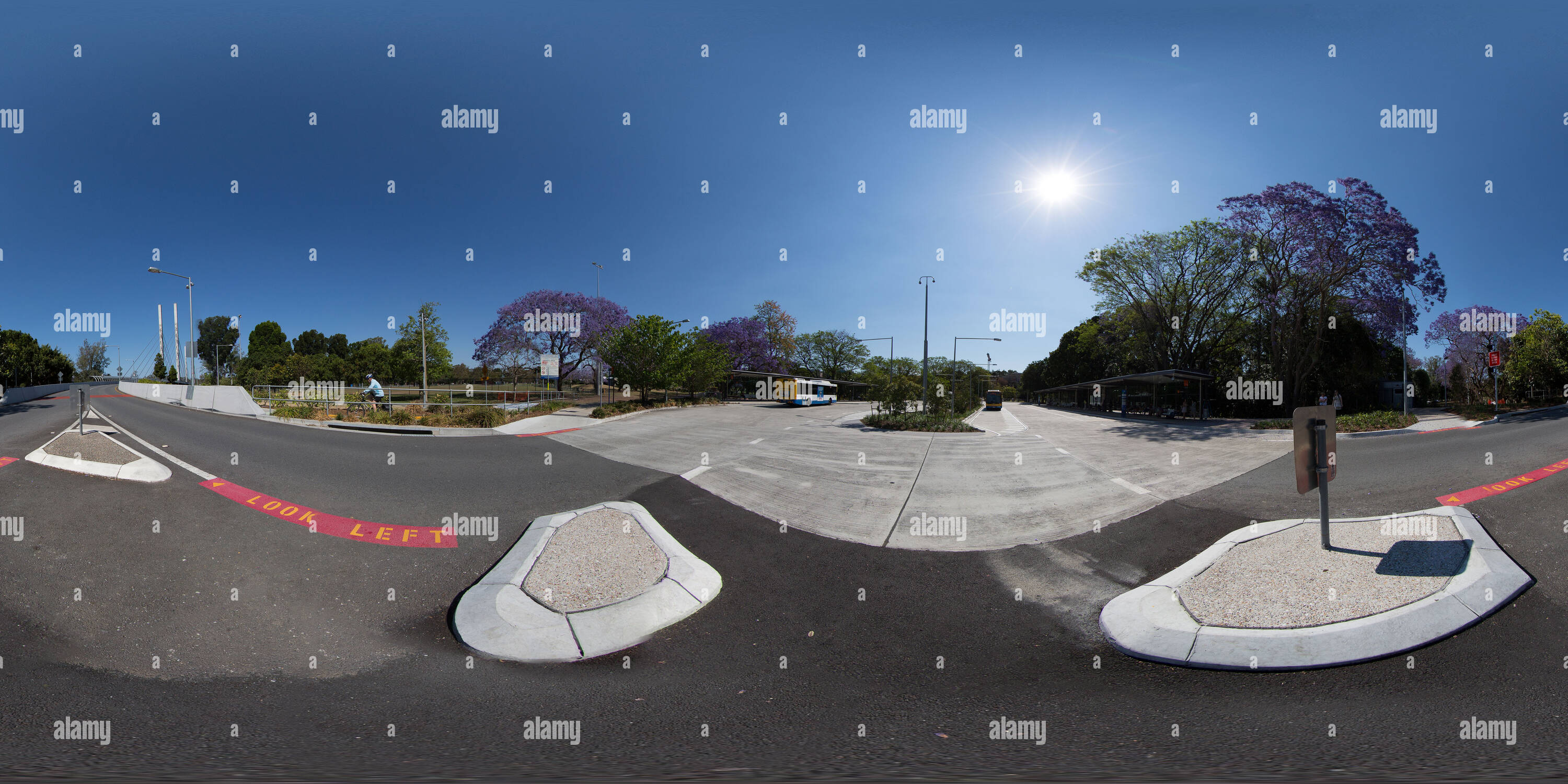 360° view of University of Queensland Bus Station - Alamy