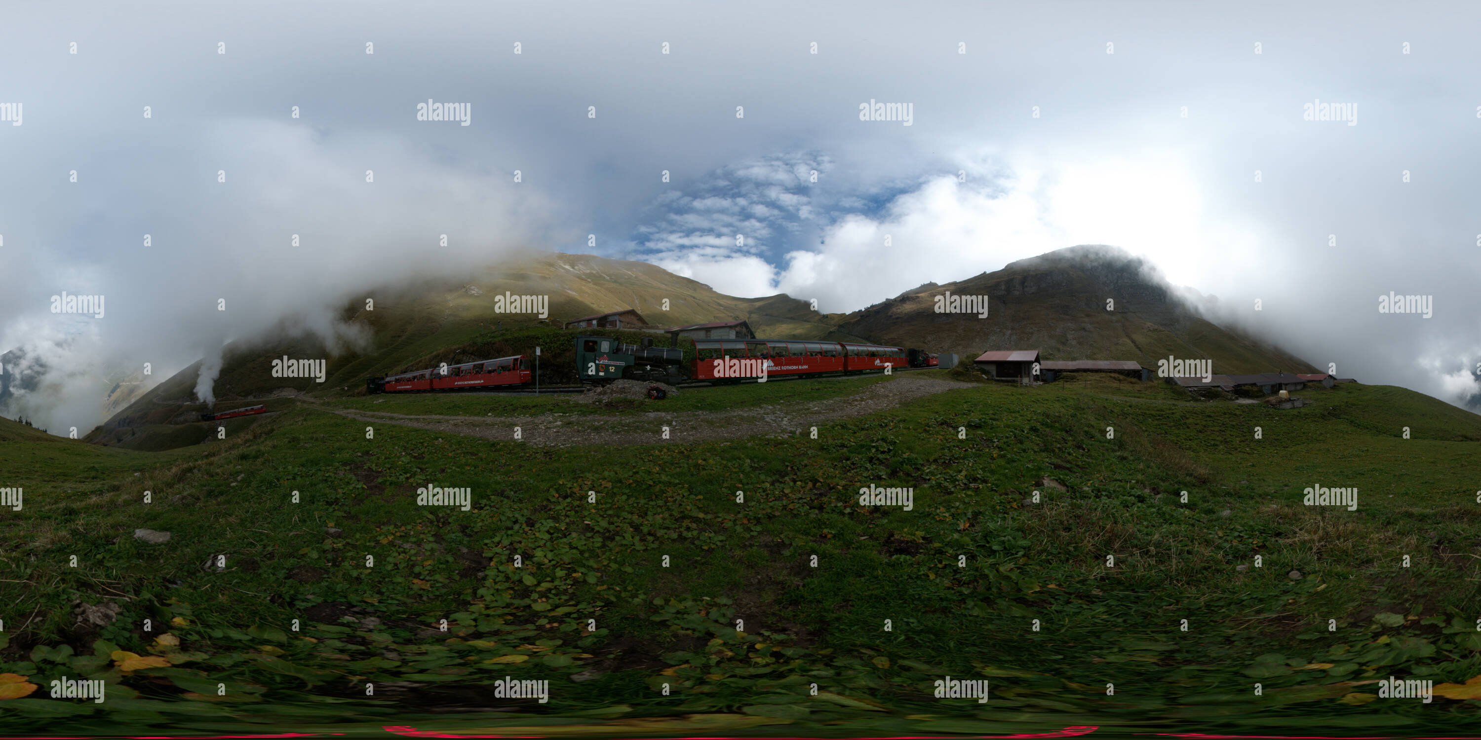 360° view of Hiking up to the Brienzer Rothorn 6 - Alamy