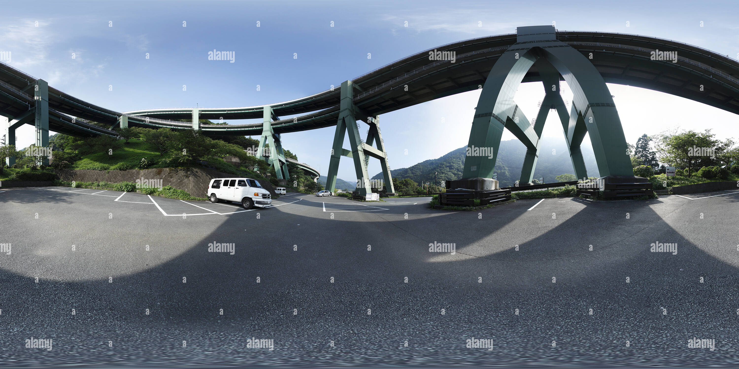 360° view of Kawazu loop bridge - Alamy