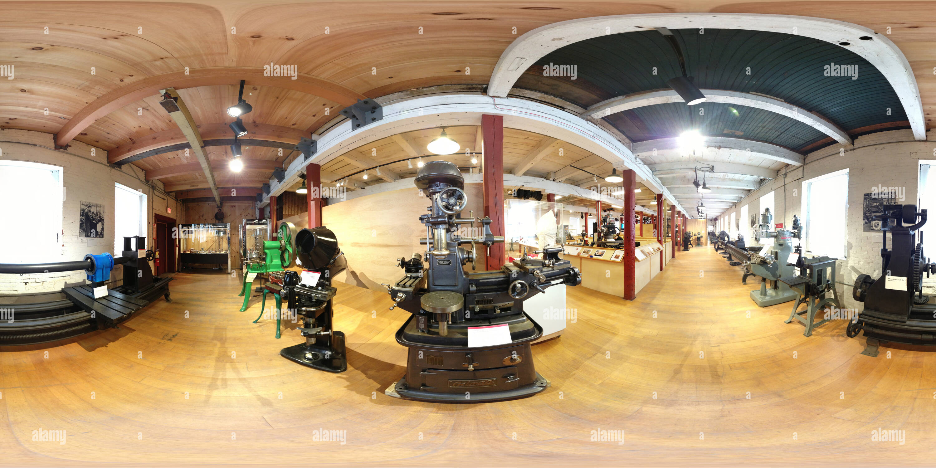 360° view of American Precision Museum - Alamy