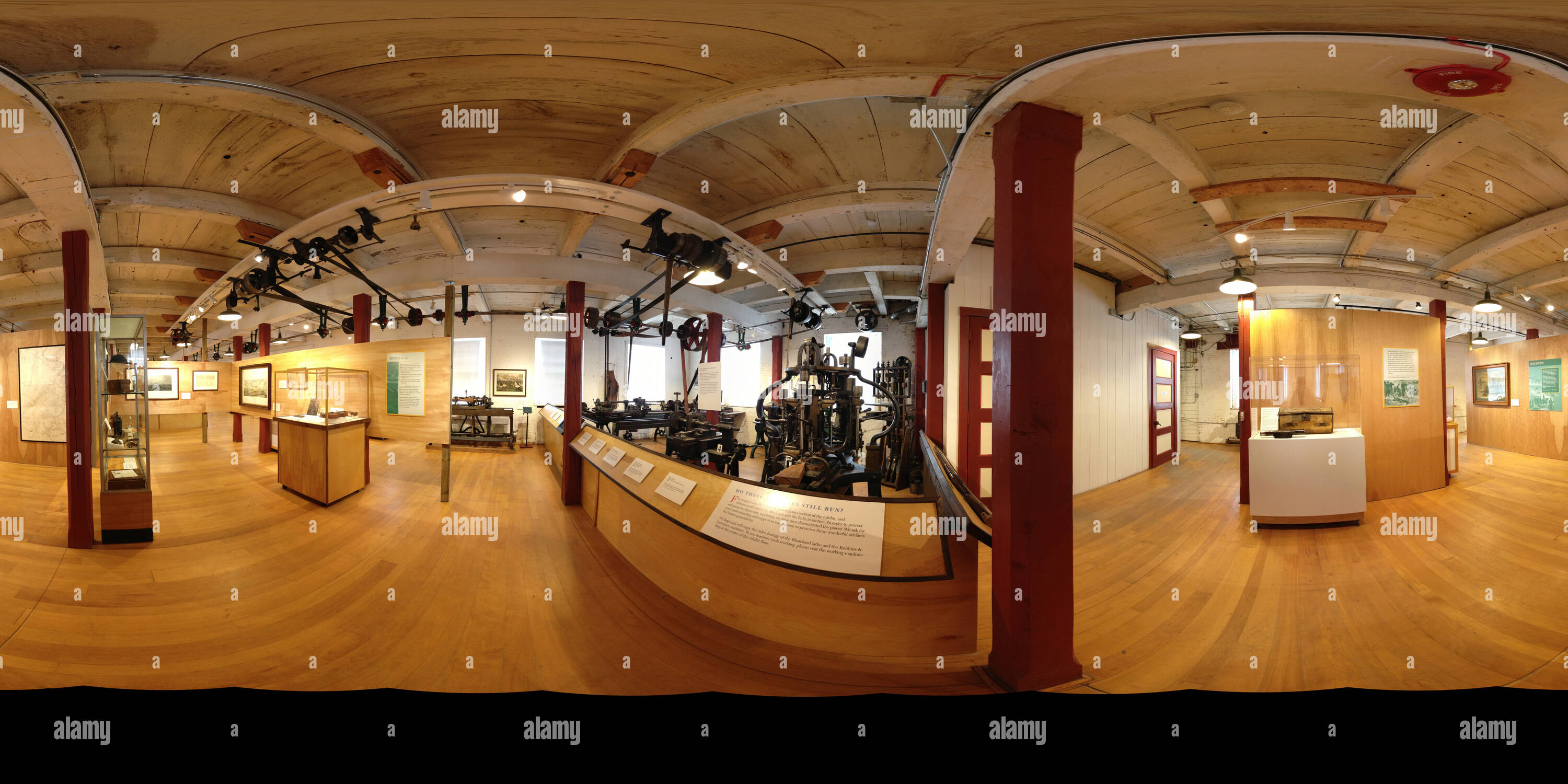 360° view of American Precision Museum - Alamy