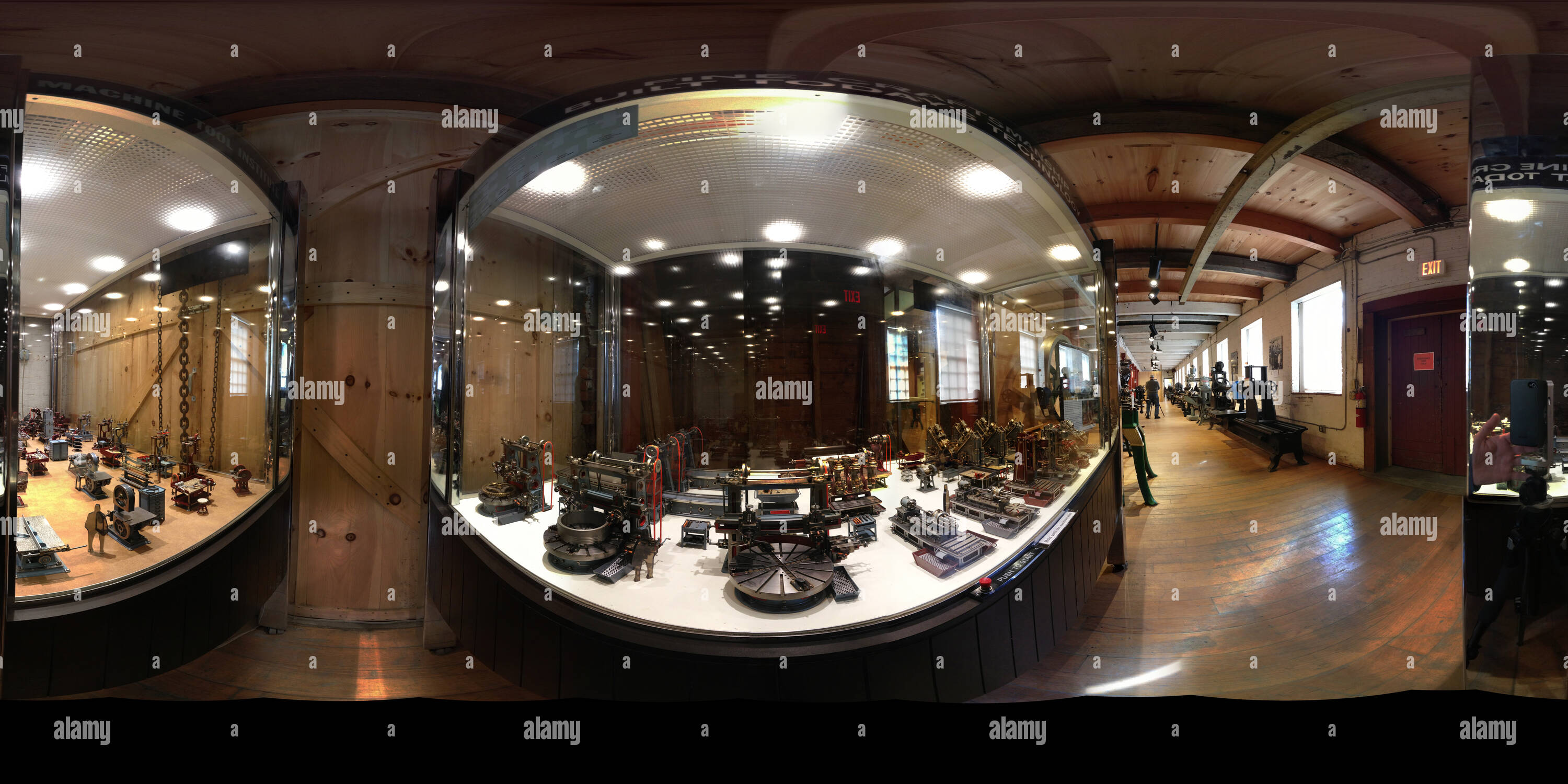 360° view of American Precision Museum - Alamy