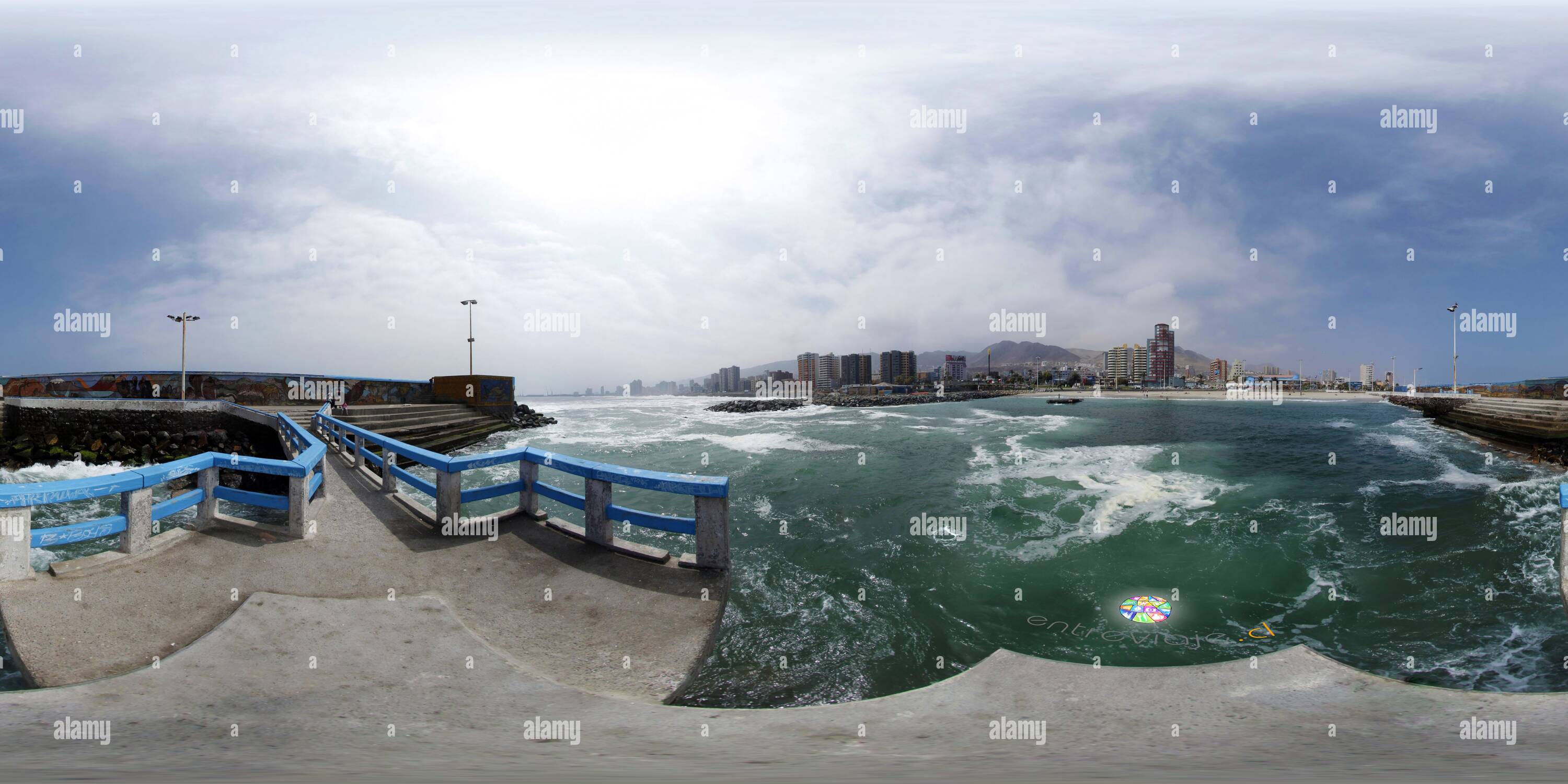 360° view of Public Local Beach - Alamy