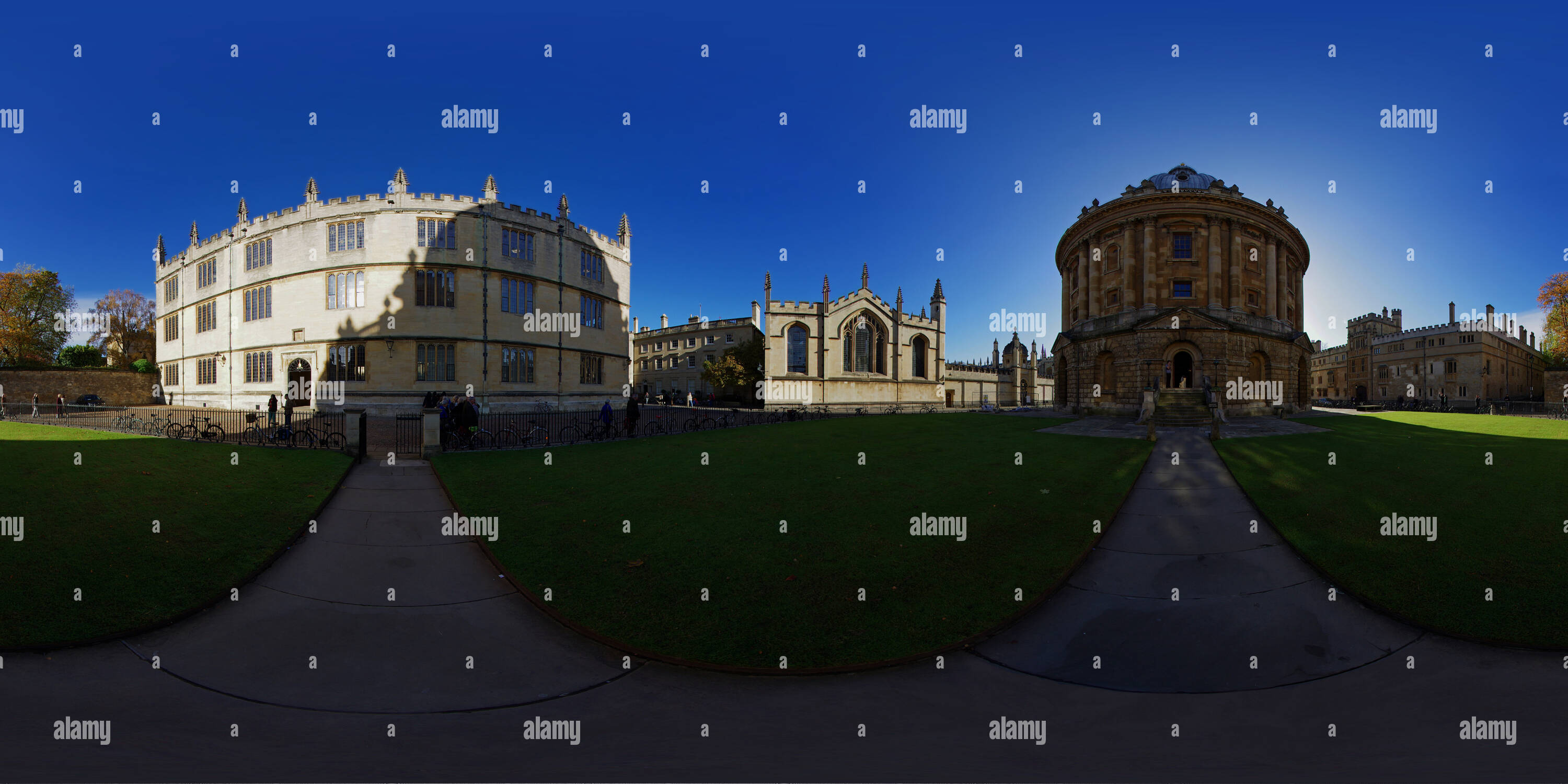 360° view of Radcliffe square, Oxford - Alamy