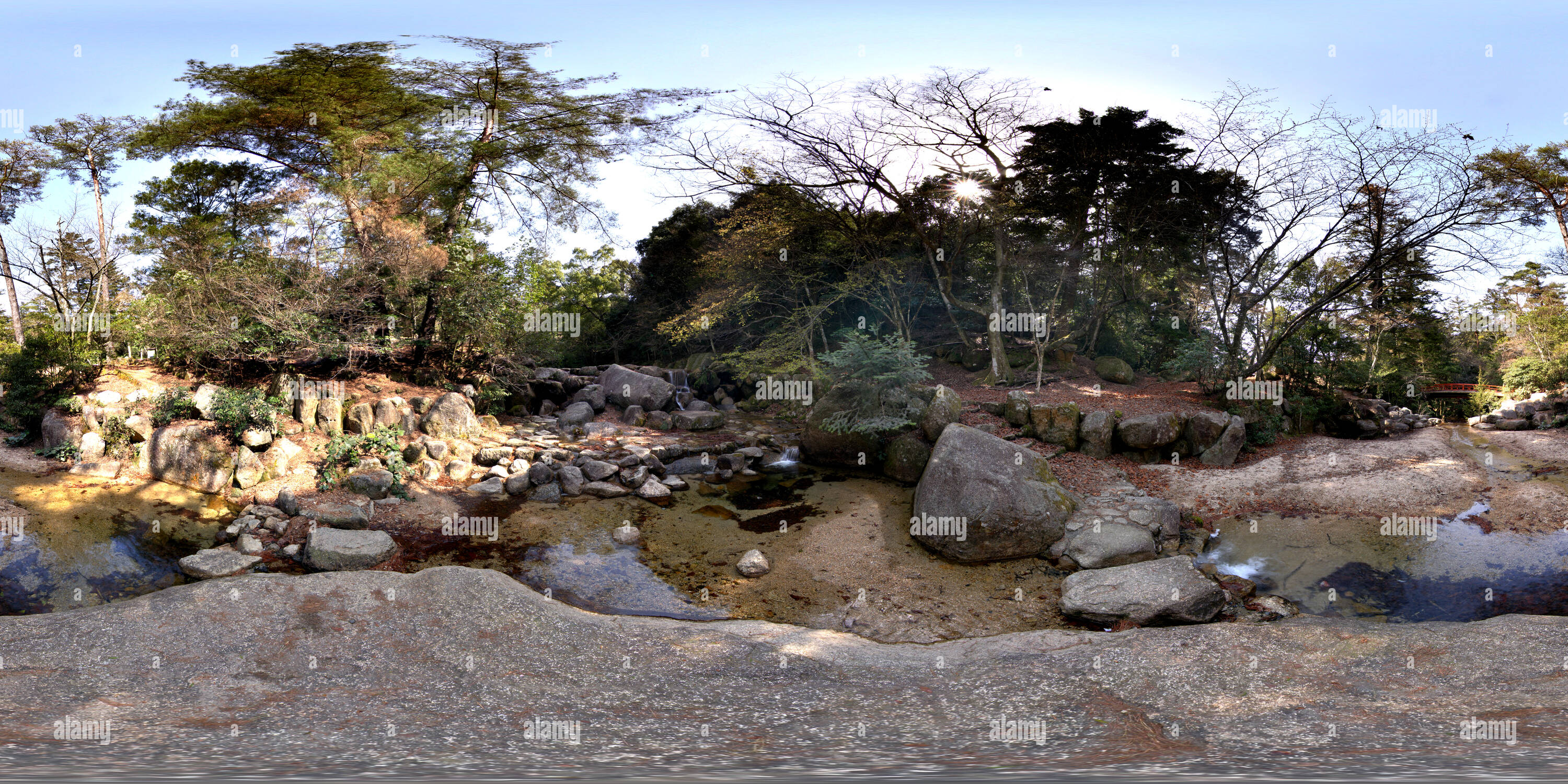 360° view of Japan, Itsukushima, Mt Misen, Path To Ropeway - Alamy