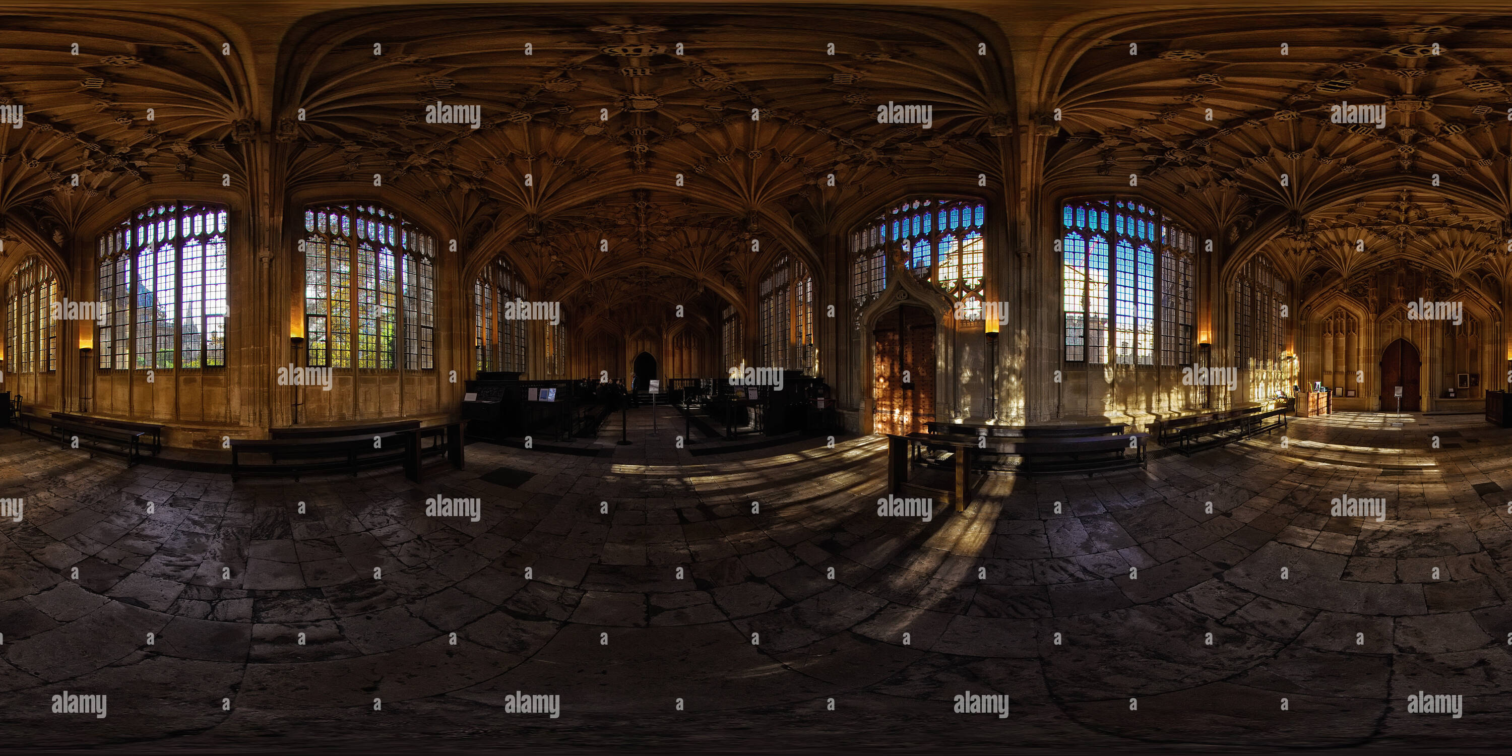 360° view of Divinity school of the Bodleian library - Alamy