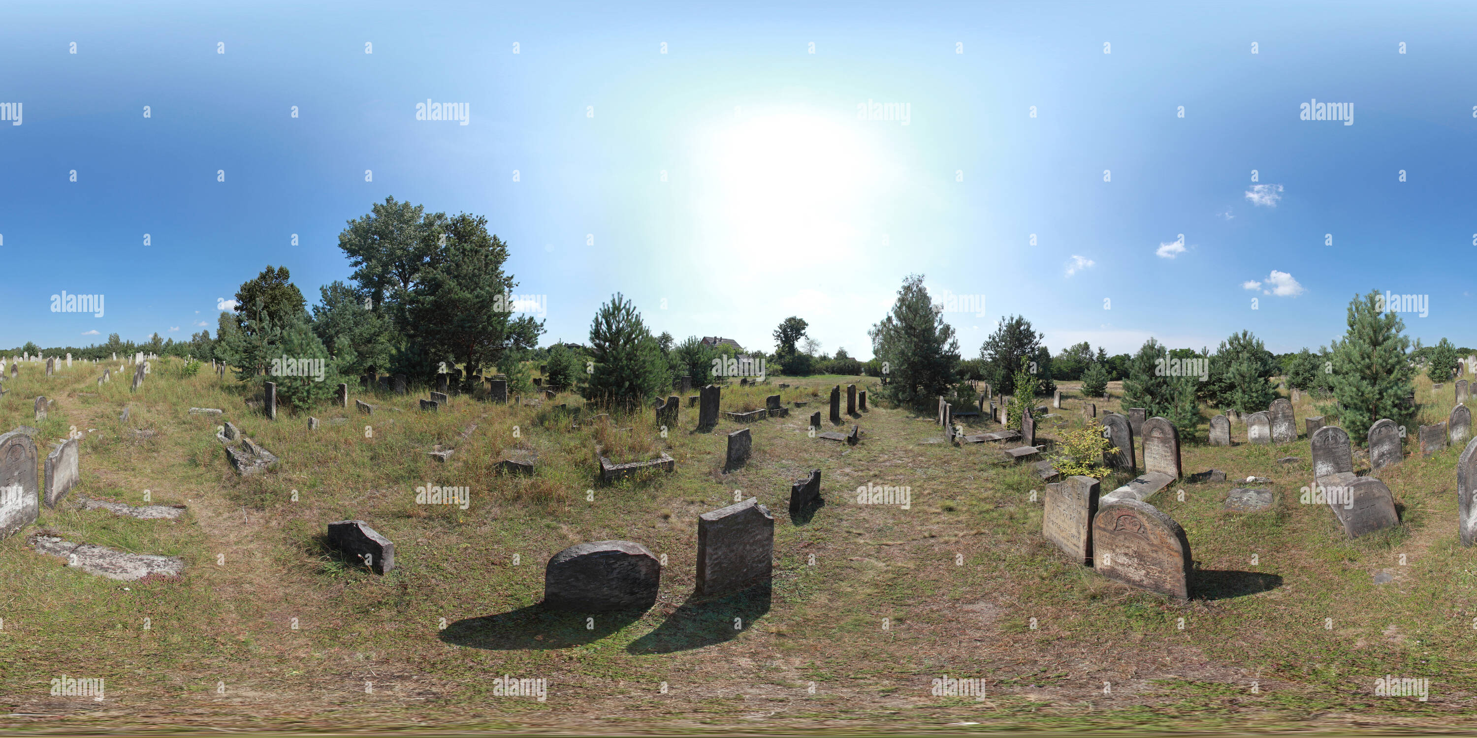 360° view of Żarki - Kirkut - Alamy