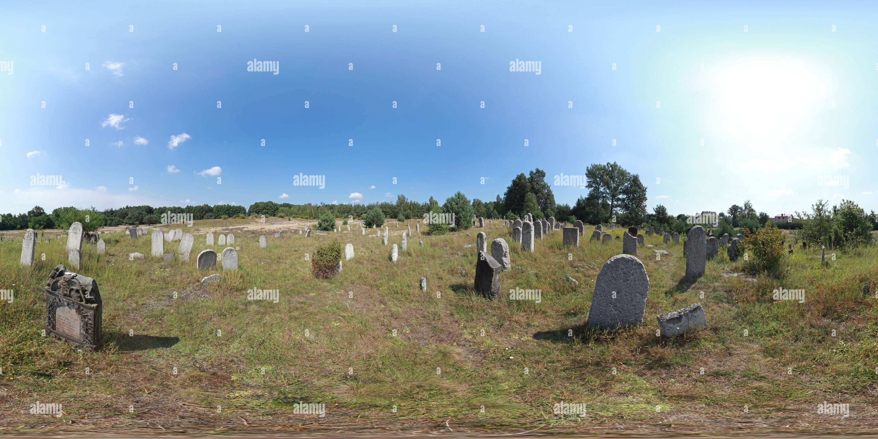 360° view of Żarki - Kirkut - Alamy