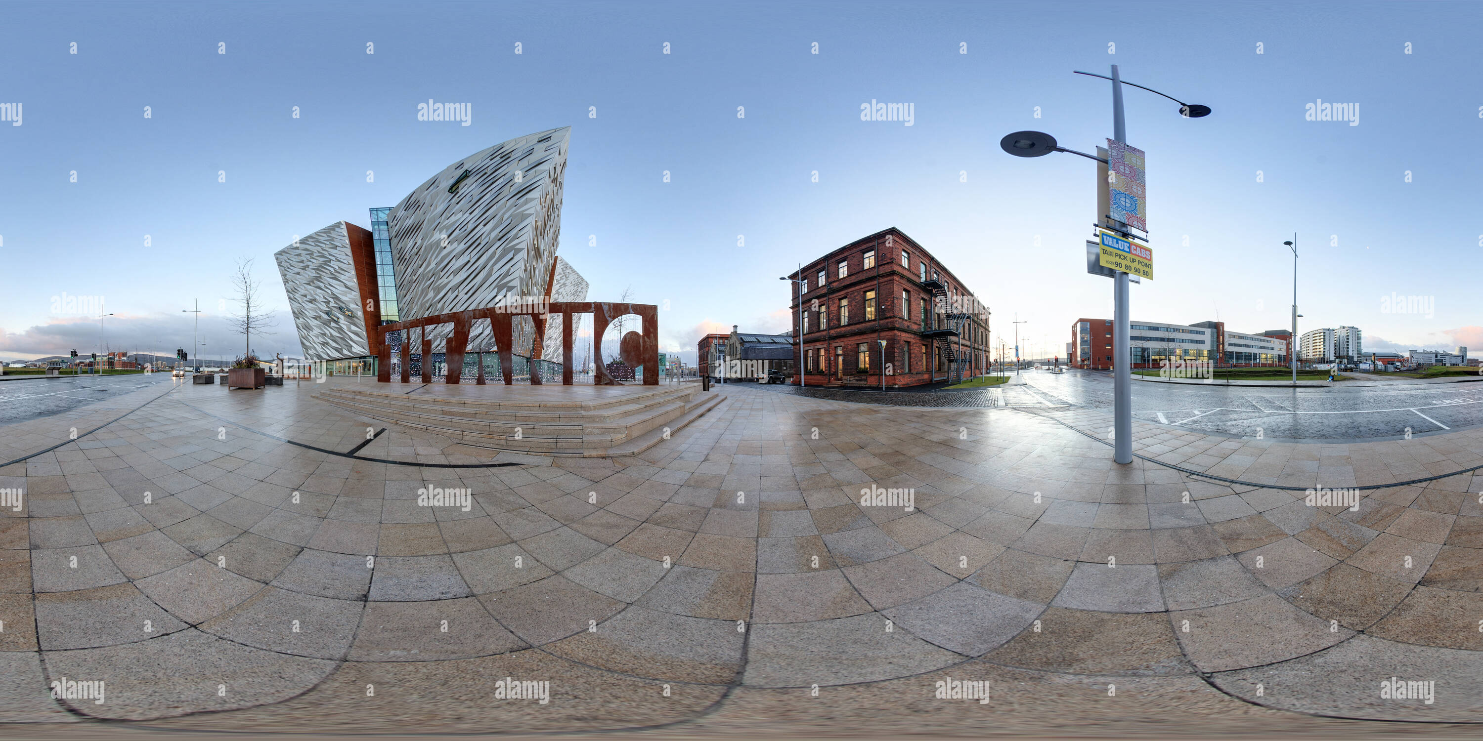 360° view of Titanic - Belfast - Alamy