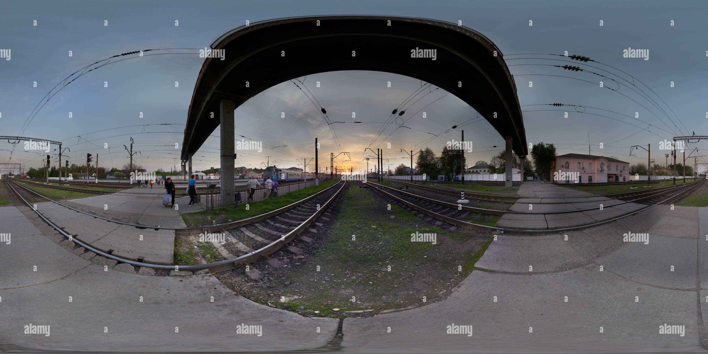 360° view of Transition To Stations - Alamy