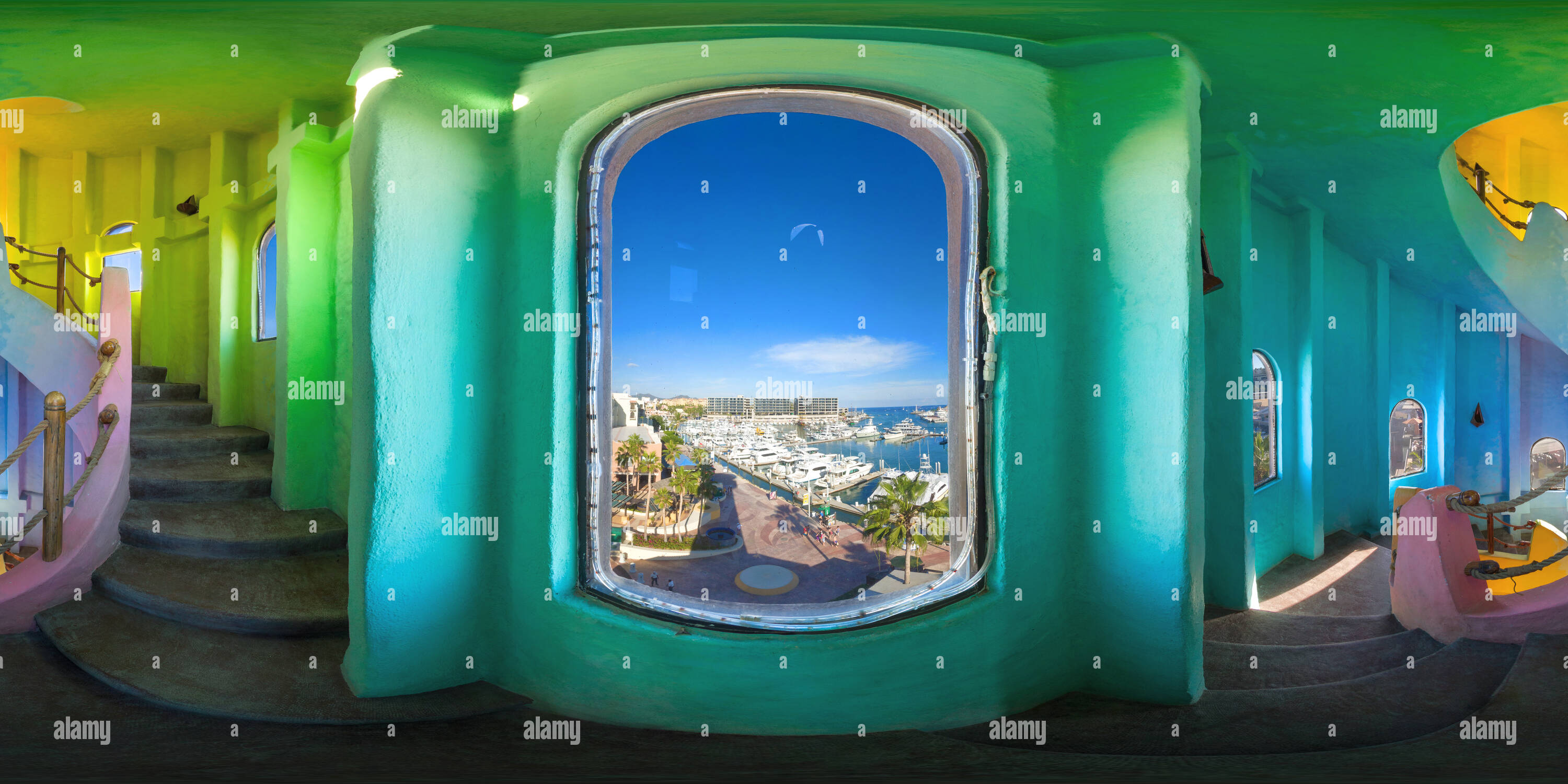 360° view of Inside the spiral - Alamy