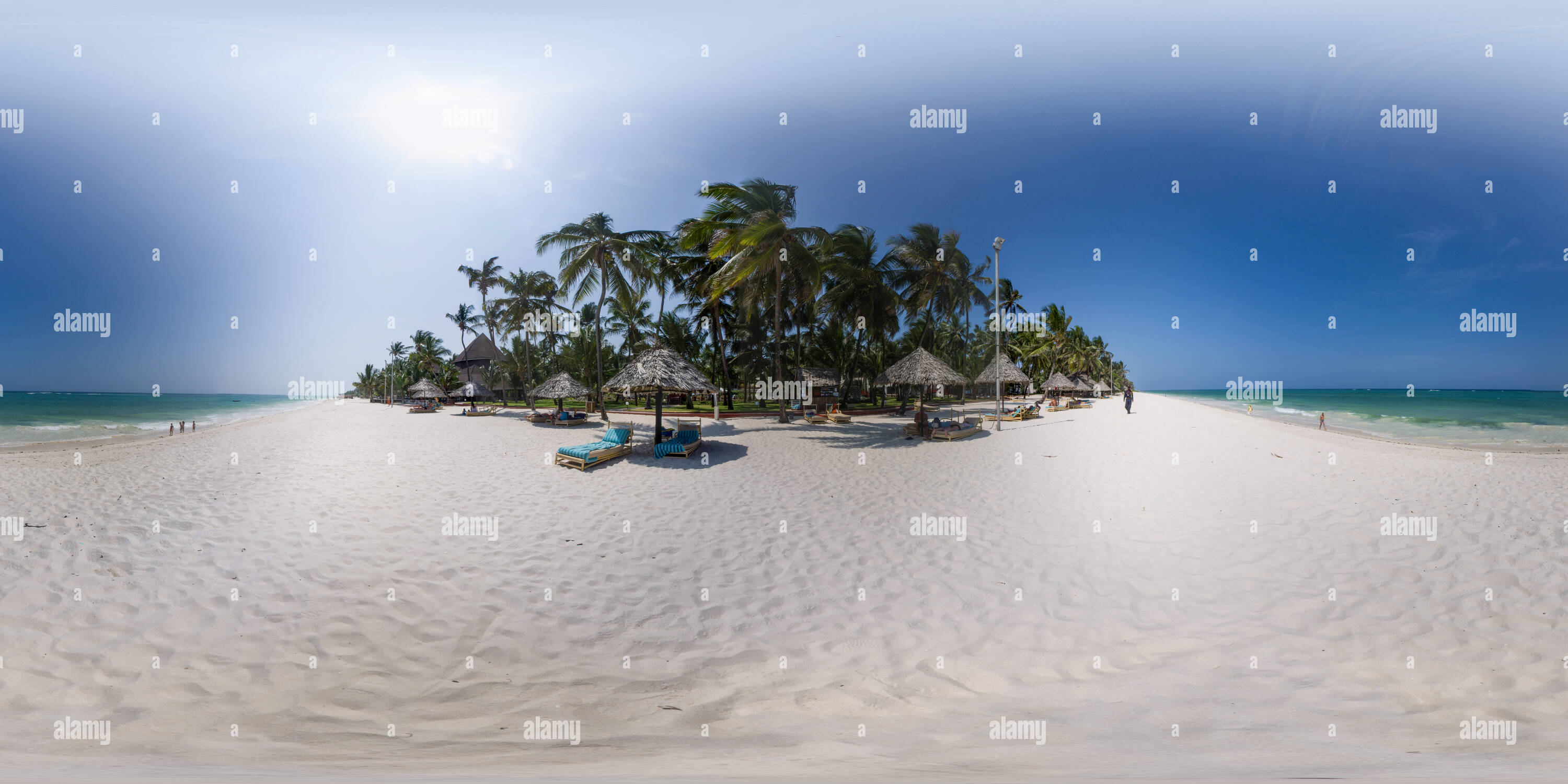 360° view of Diani Reef Hotel - Alamy