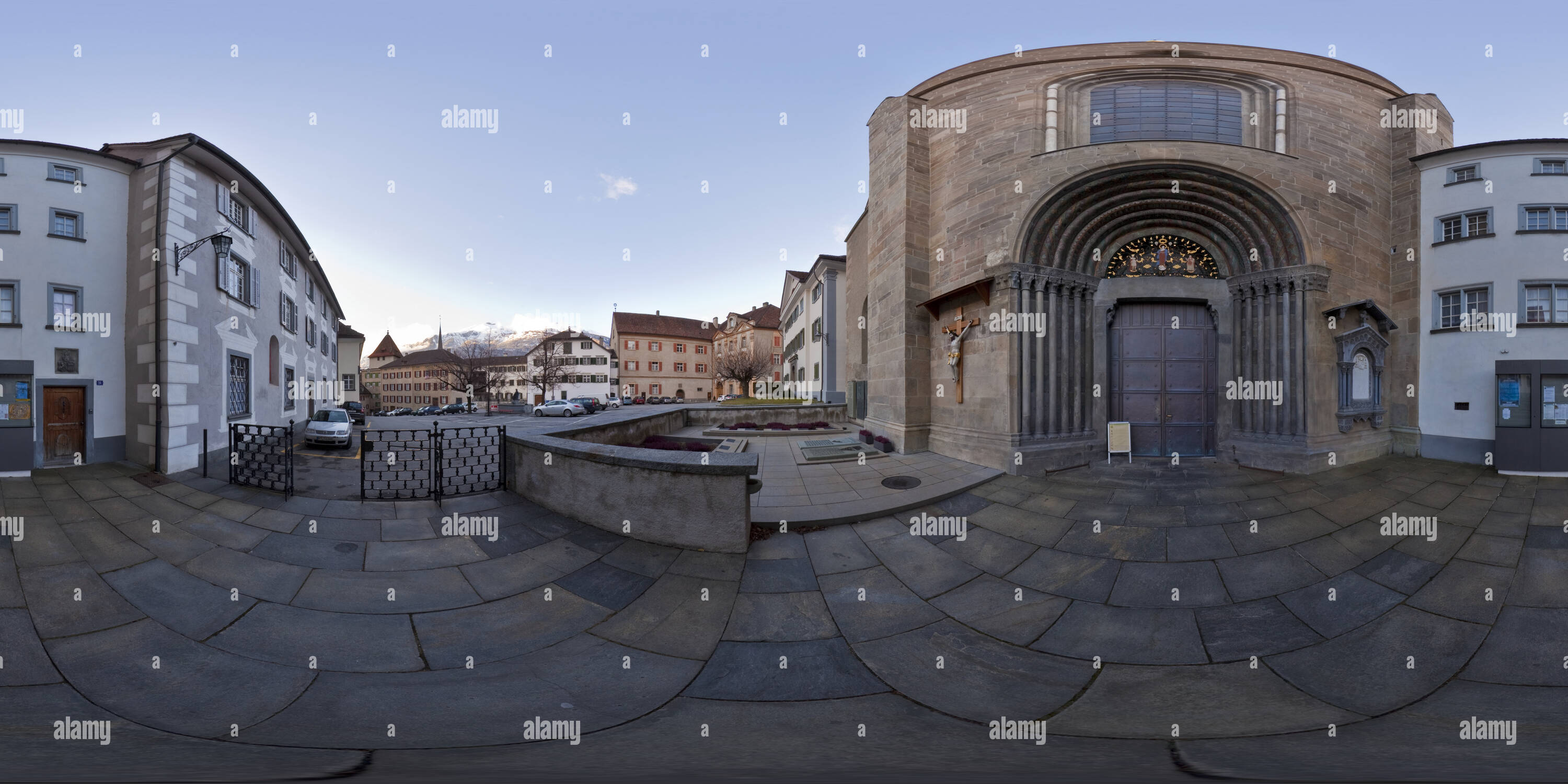360° view of Chur Kathedrale Portal - Alamy