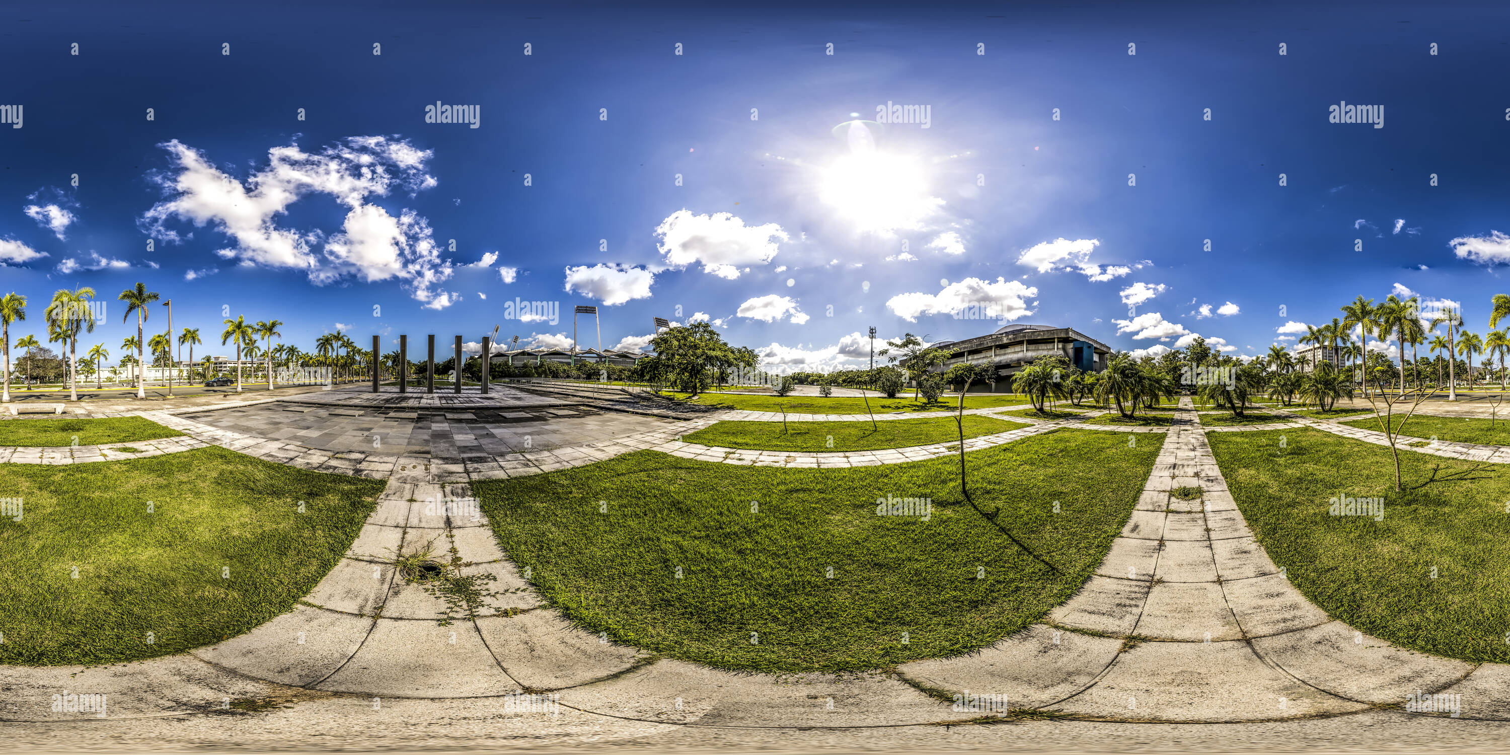 360° view of Roberto Clemente Coliseum - Alamy