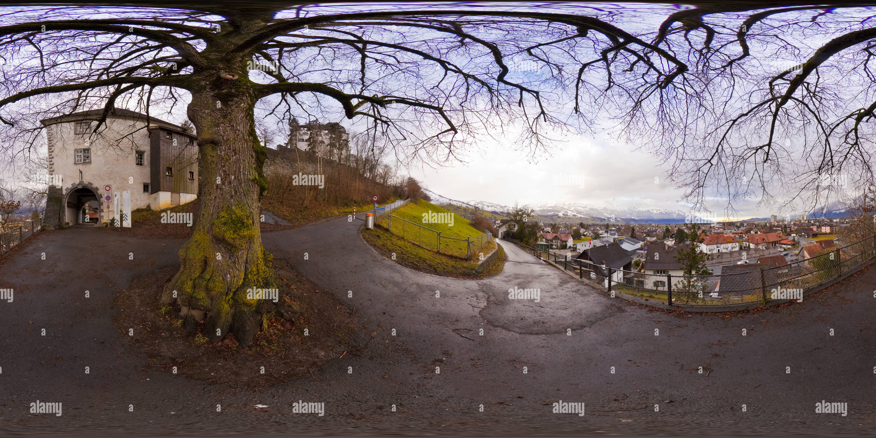 360° view of Werdenberg Schloss 2 - Alamy