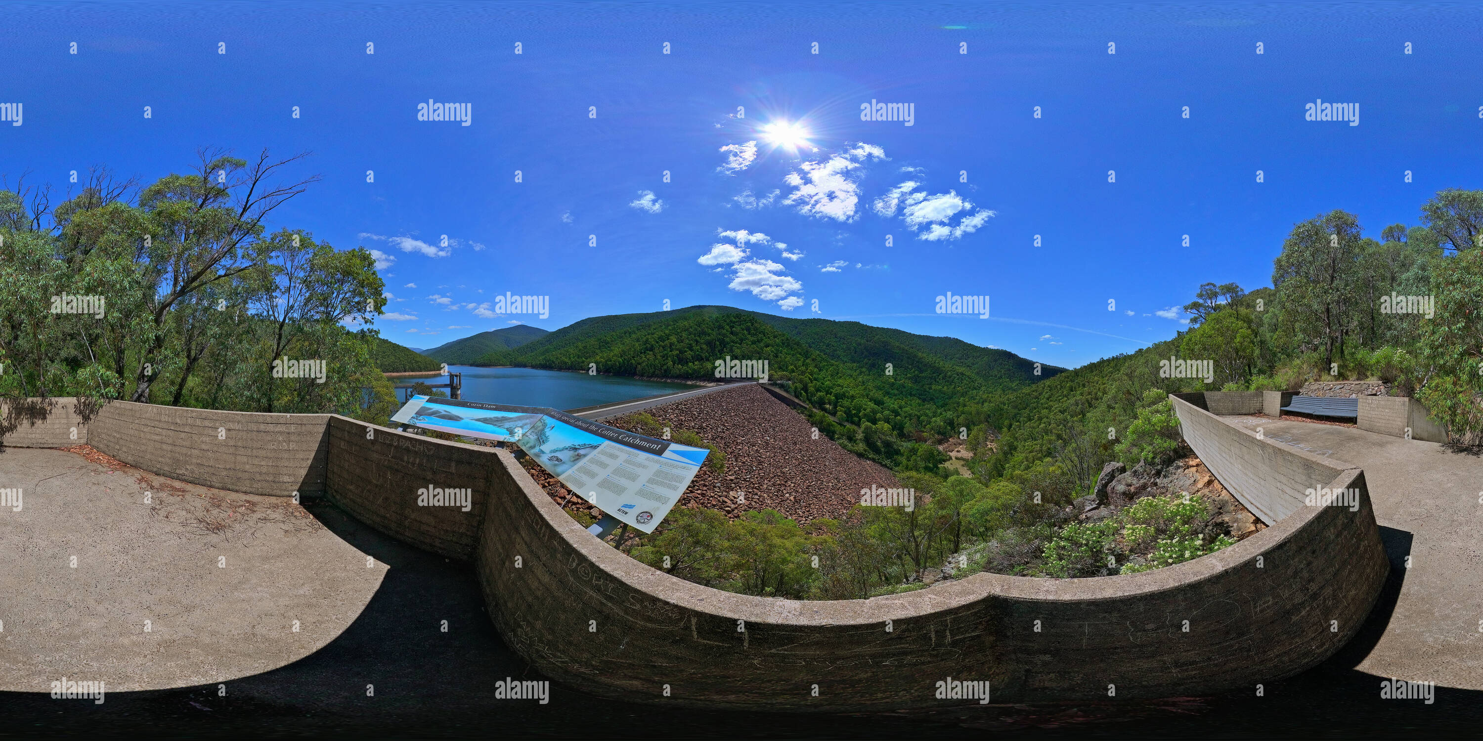 360° view of Namadgi NP - Corin Dam 1 - Alamy