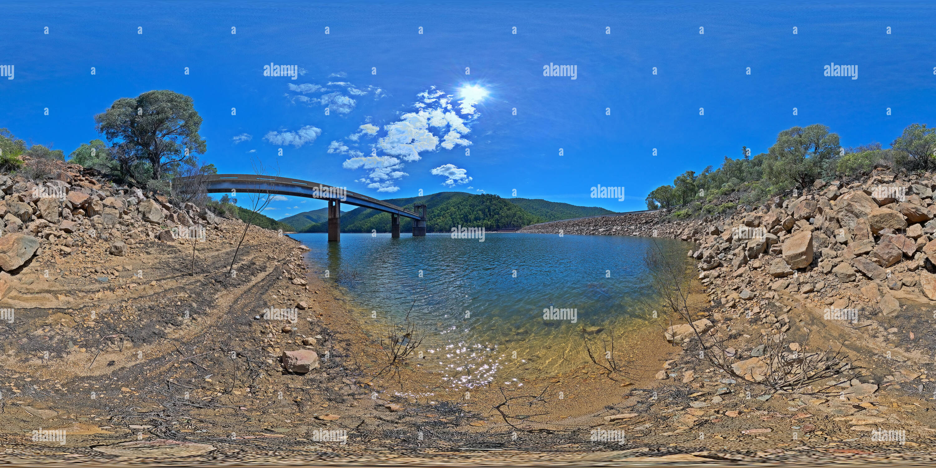 360° view of Namadgi NP - Corin Dam 2 - Alamy
