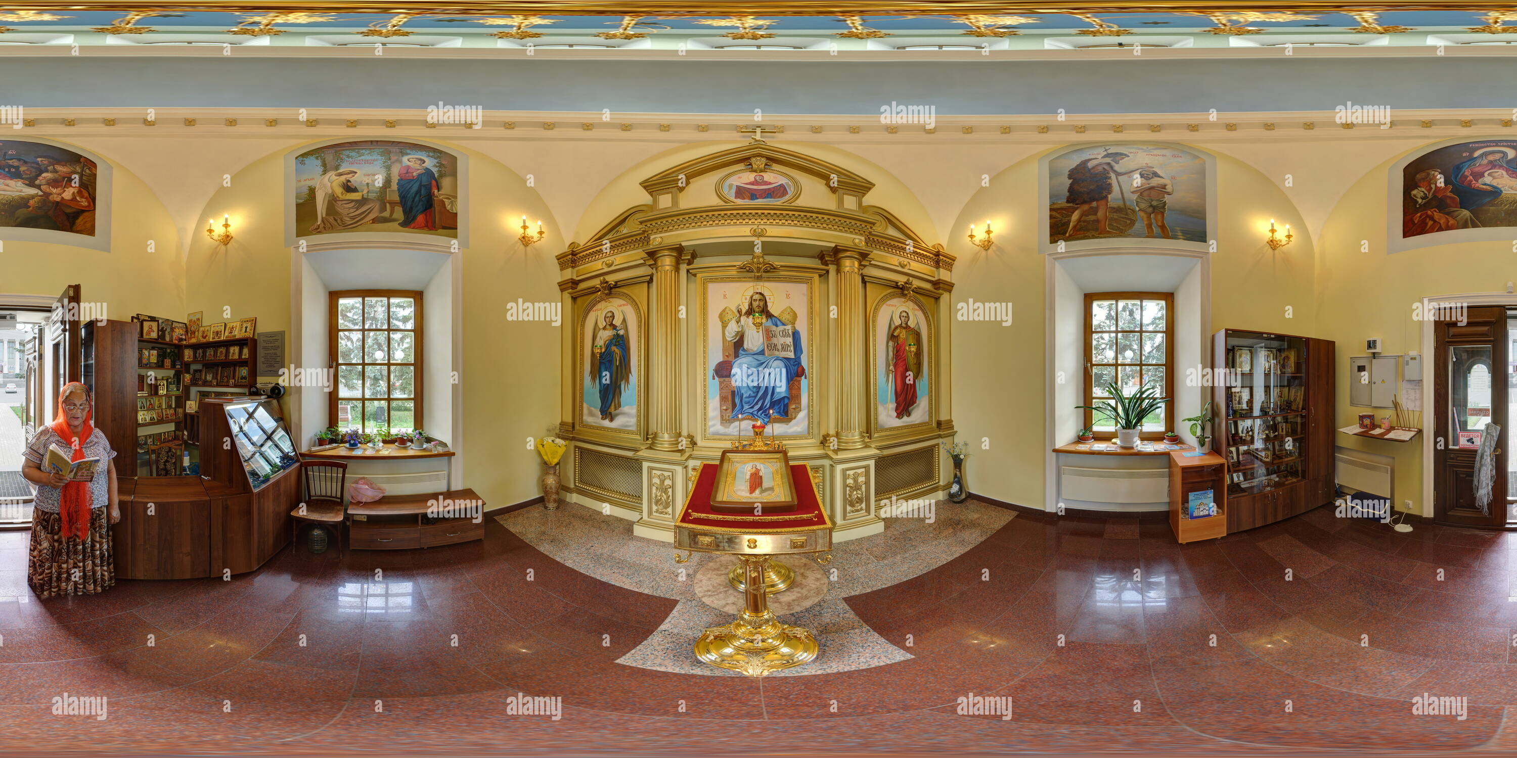 360° view of Archangel Michael Chapel Interior - Alamy
