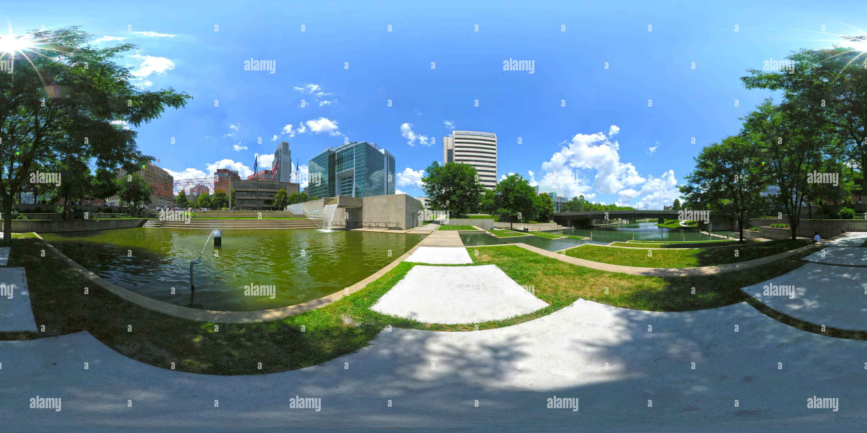 360° view of Gene Leahy Mall - Alamy