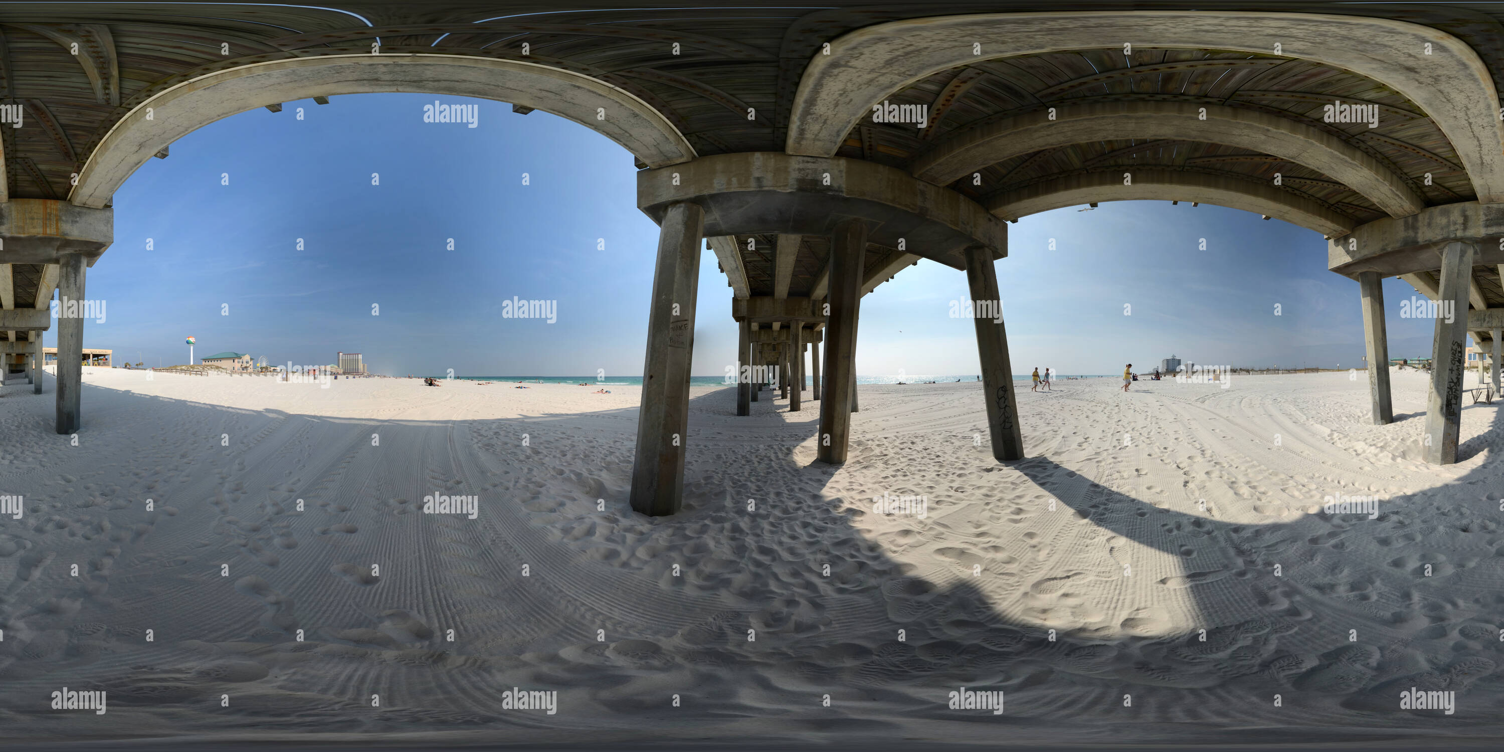 360° view of Under The Pier - Alamy