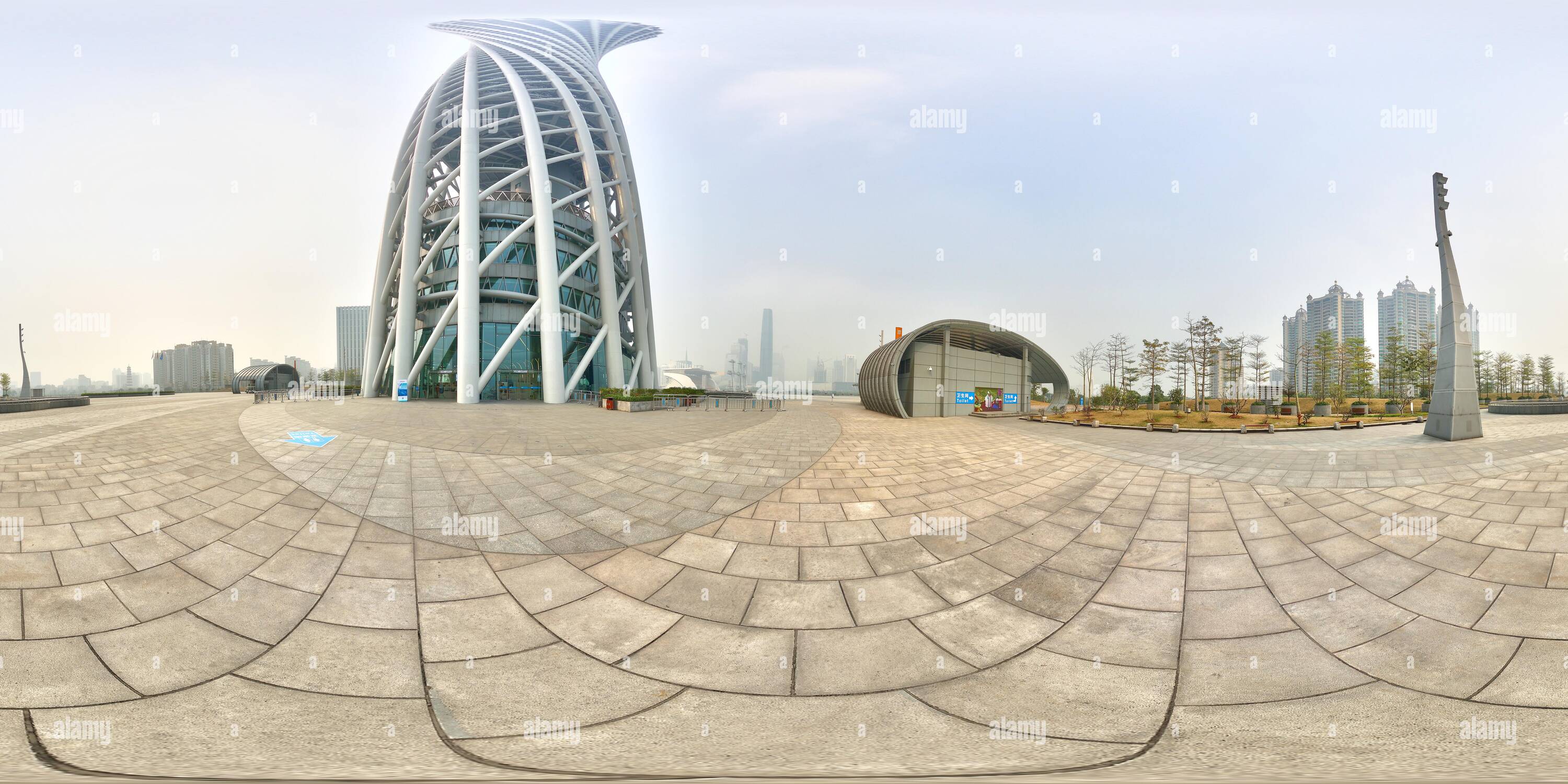360° view of Guangzhou TV tower China 2013 - Alamy