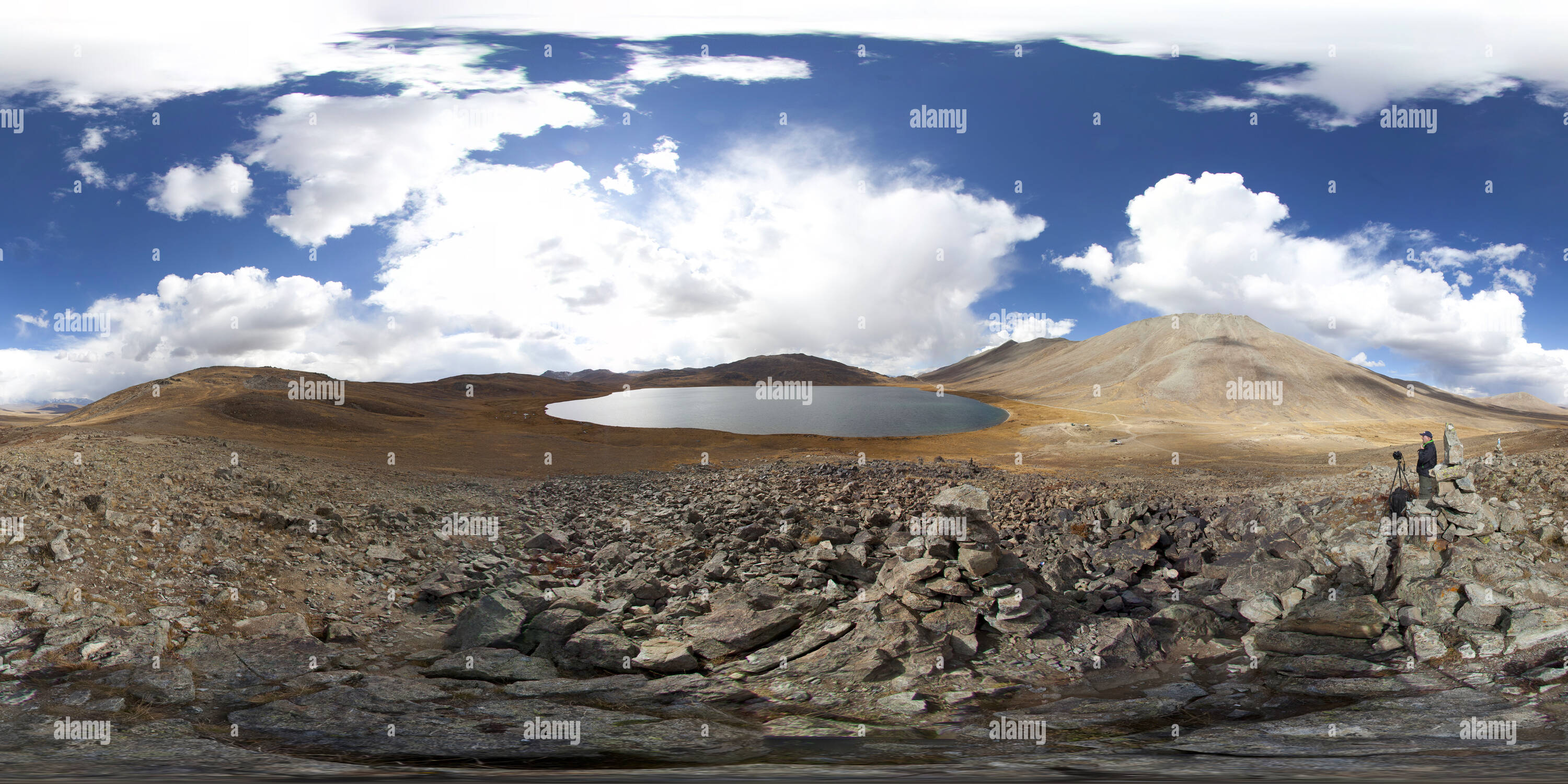 360° view of Sheosar Lake, Deosai National Park, Pakistan - Alamy