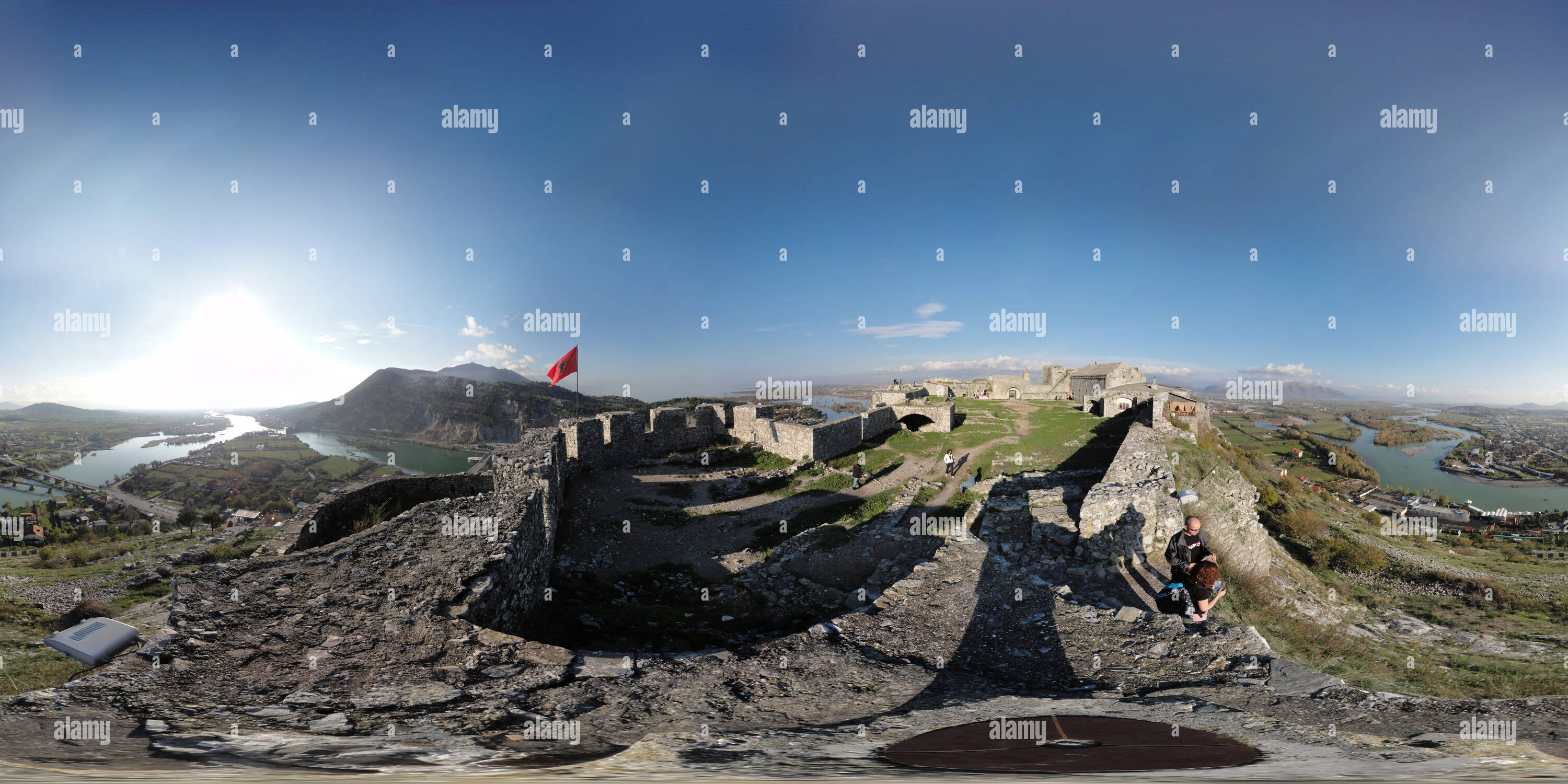 360° view of Rozafa Castle South side - Albania Shkodra - Alamy