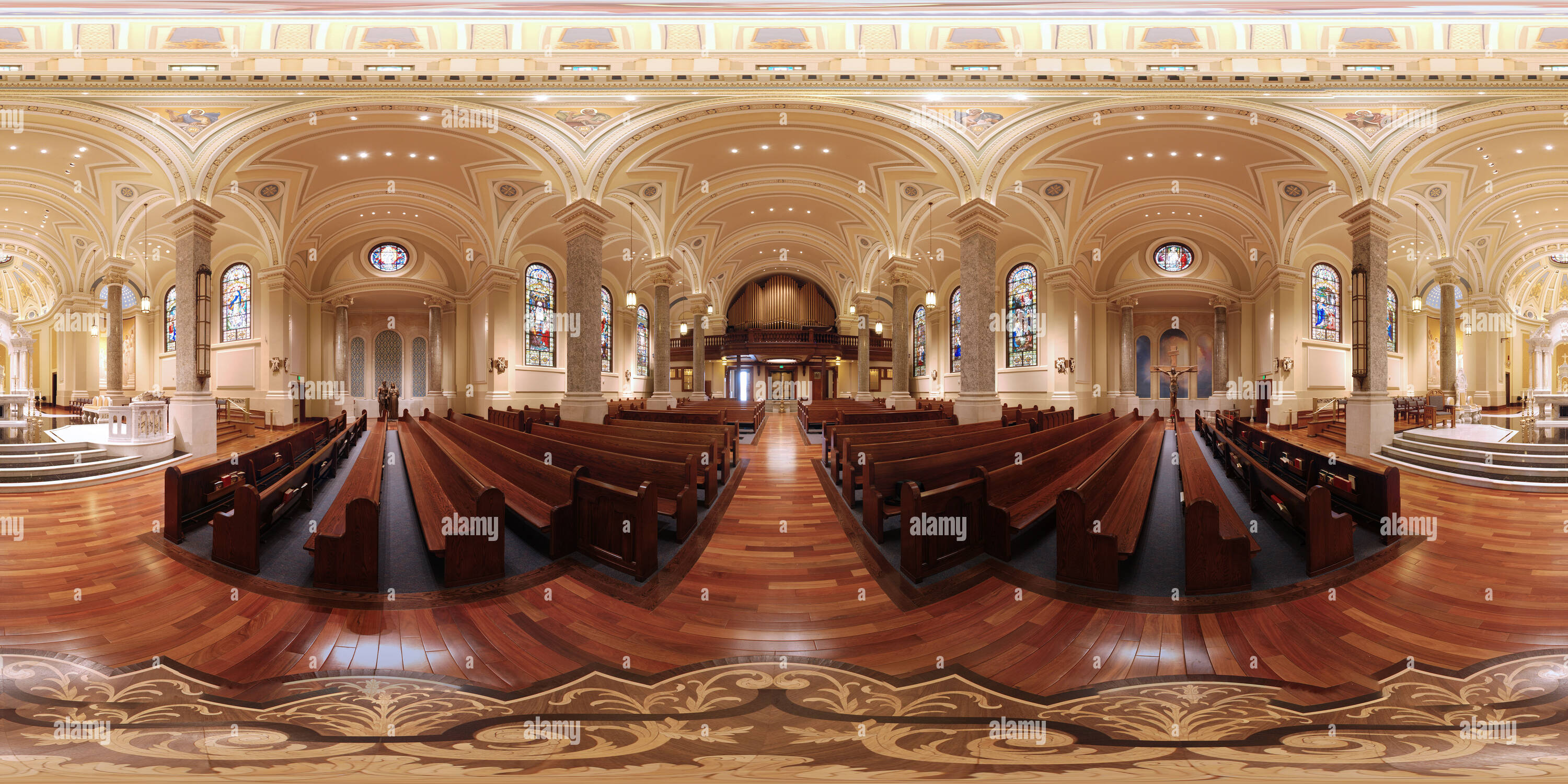 360° view of Cathedral of the Immaculate Conception, after renovation ...