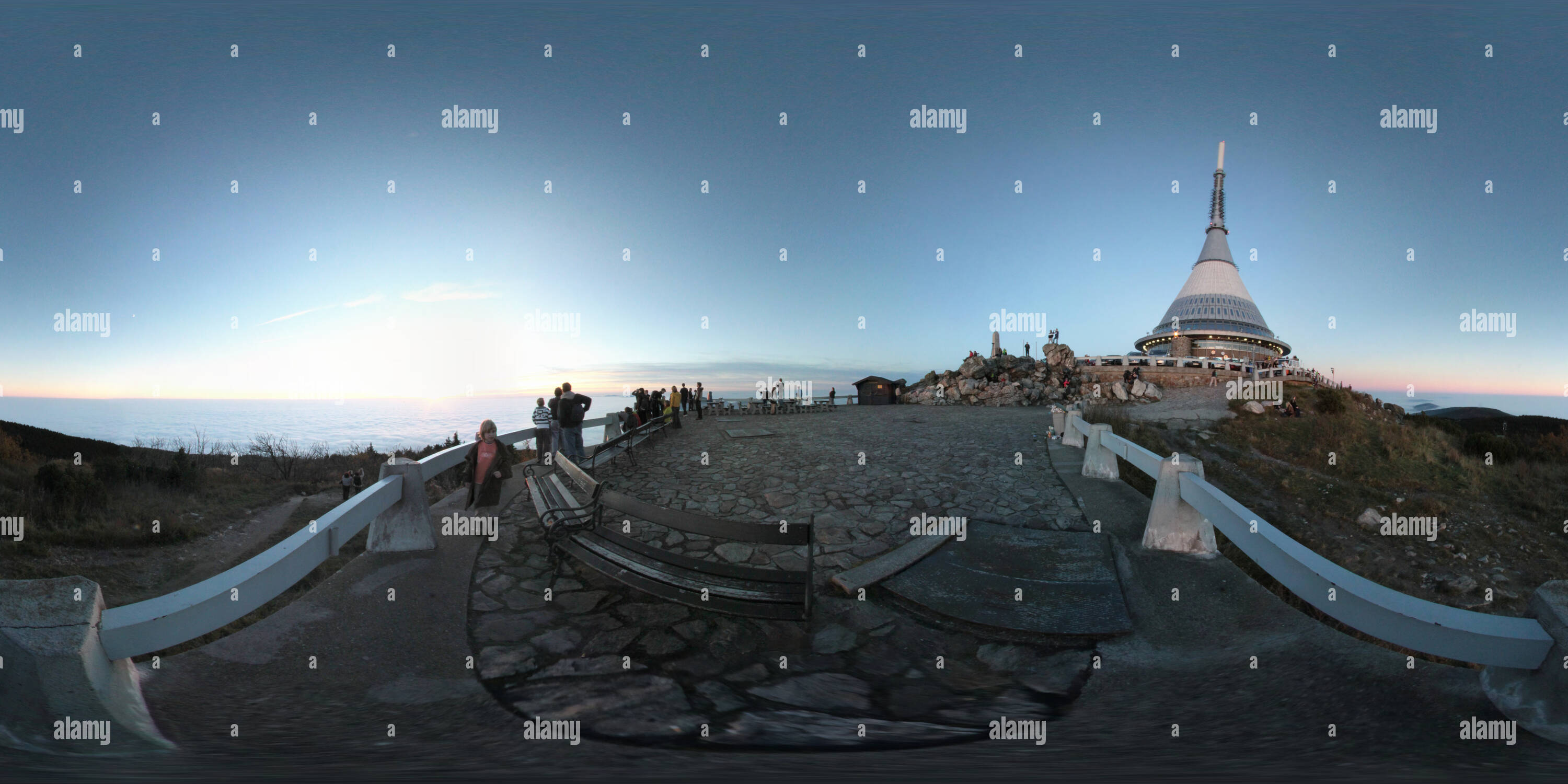 360° view of Jested, Liberec, Czech Republic - Alamy